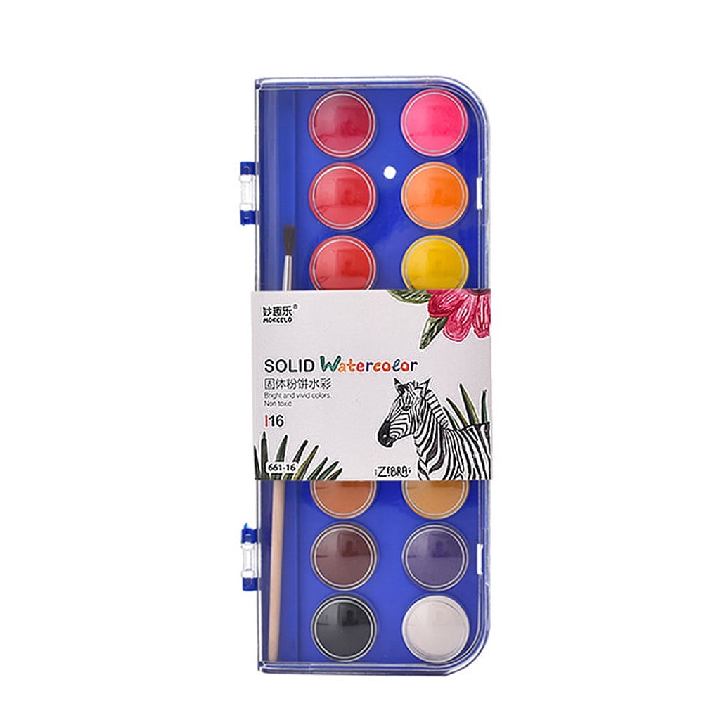Pedty 1 Set Of Solid Watercolors,Hand-painted Color Paint Multi-color ...