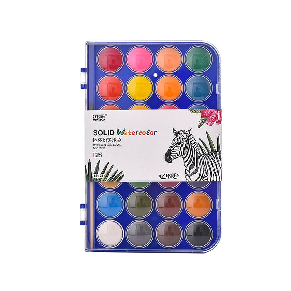 Pedty 1 Set Of Solid Watercolors,Hand-painted Color Paint Multi-color ...