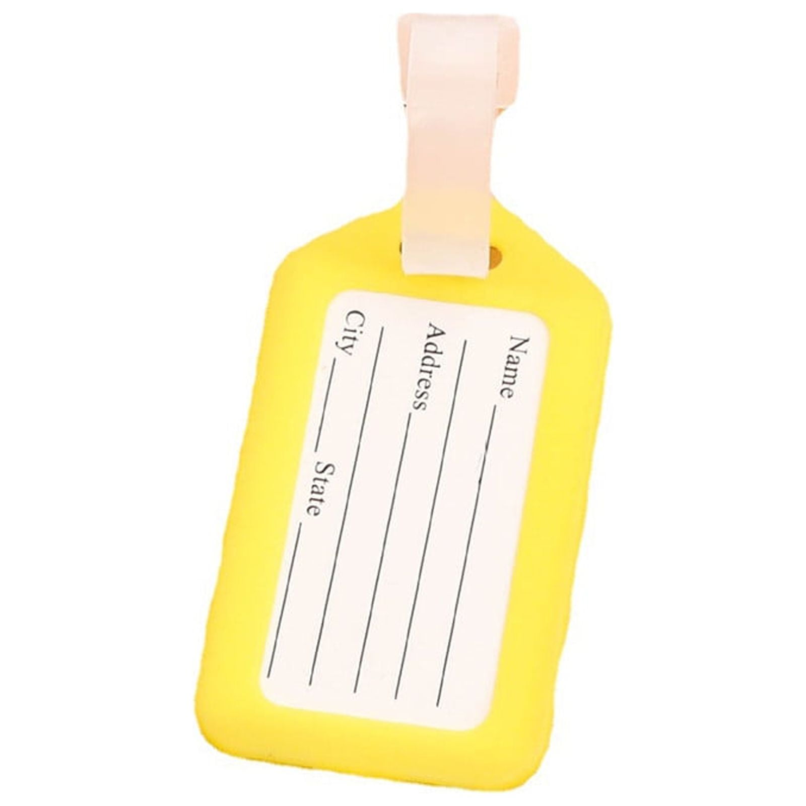 Pedty 10Pc Identification Card,Bag Card PP Plastic Waterproof ID Label ...