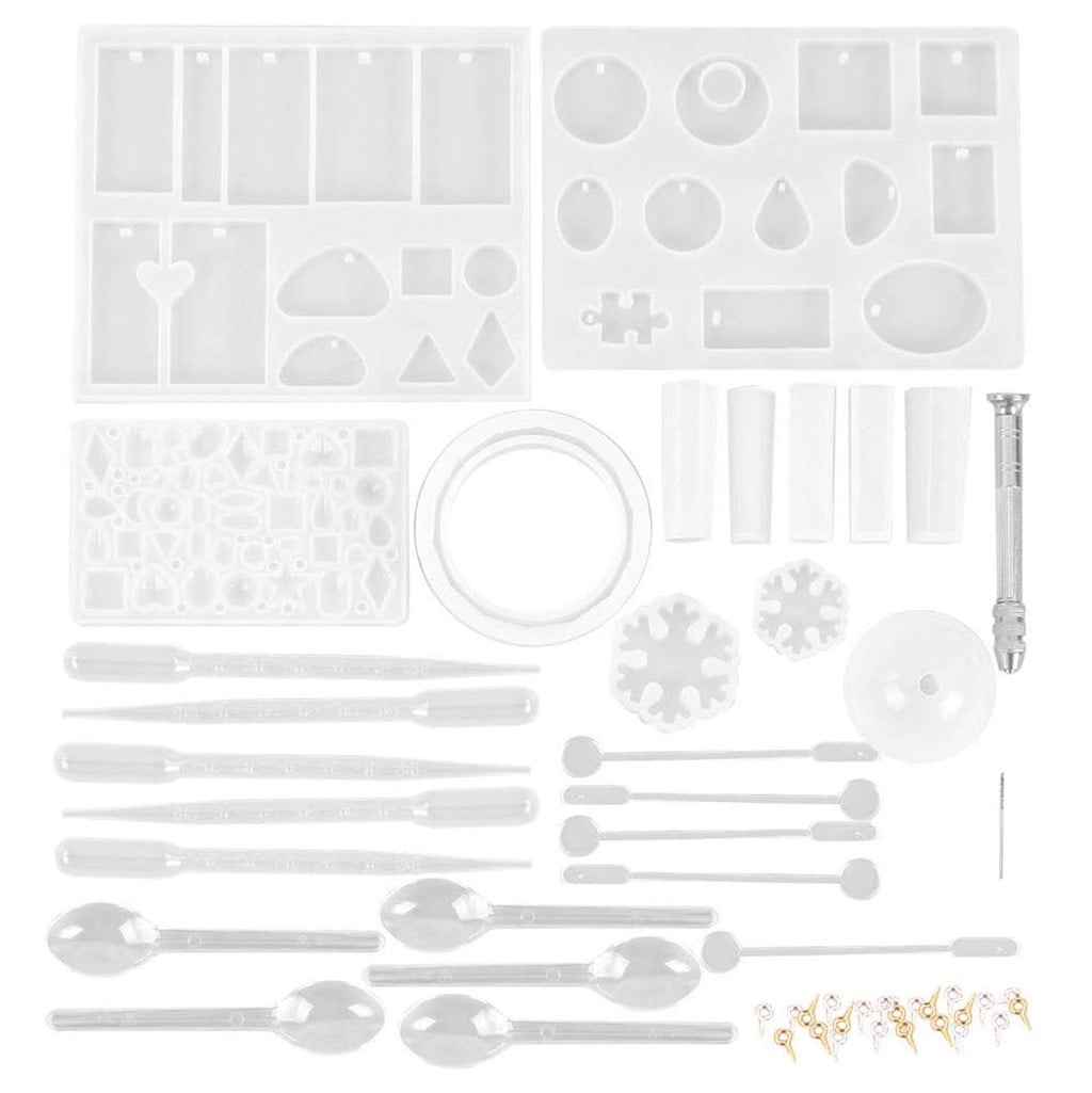 Pedty 127 Diy Resin Kit,82018 Tool Set,Set 127Pcs Tools Epoxy Set Resin ...