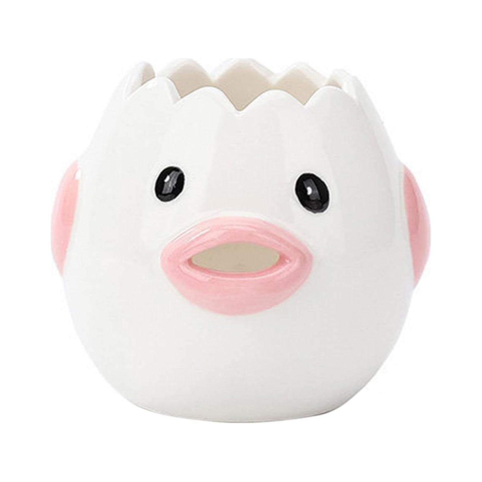 Pedty 1X Cute Chicken Ceramic Egg White Separator，Egg Beater Premium ...