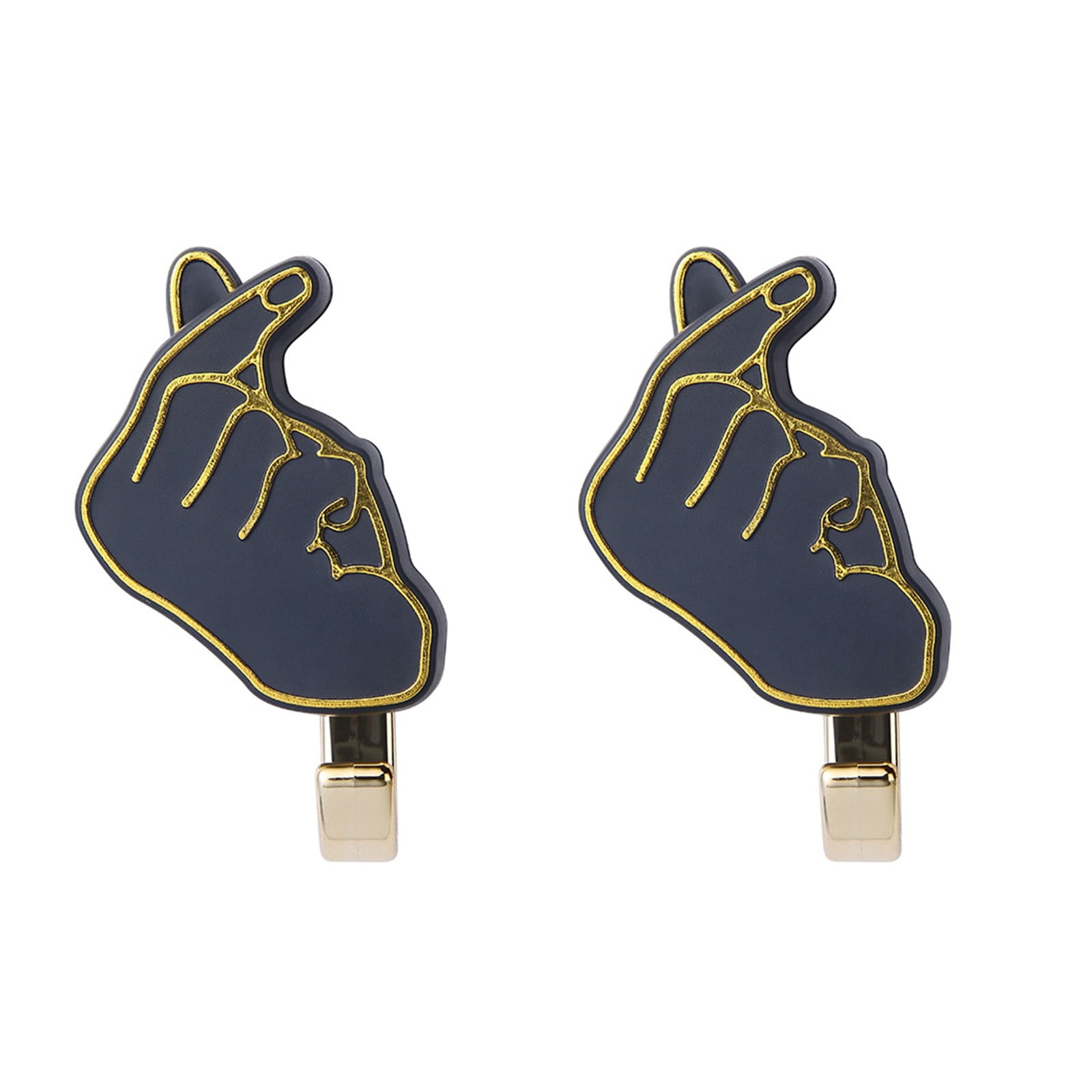 Pedty 2 Comparison Hooks,Creative Finger Heart Wall Hook Hand Heart ...