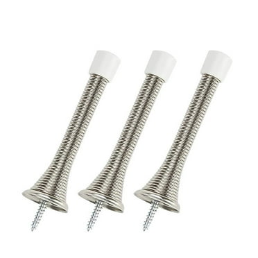 Spring Door Stop(78mm/3.07") 5Pcs, Metal Flexible Spring Door Stopper ...