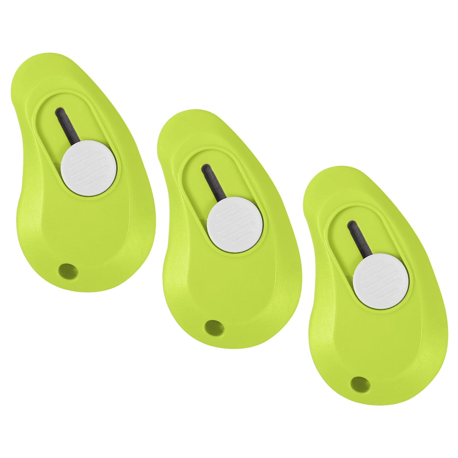 Pedty 3Pc Utility Knife,Egg Shaped Utility Retractable Portable Mini ...