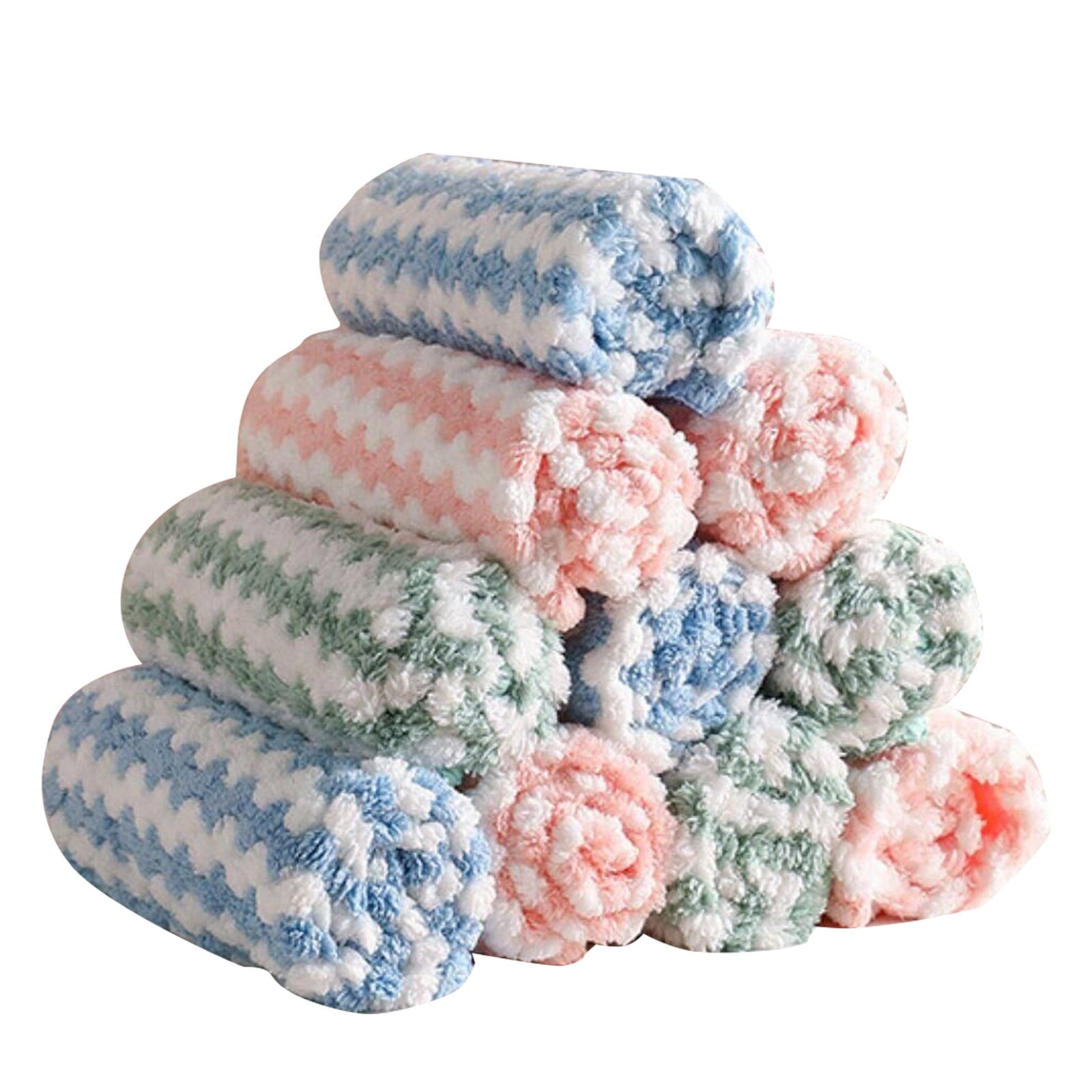 Pedty Cleaning Cloth,Microfiber Cloth,Cationic Rag [Lock Edge] 25*25 ...