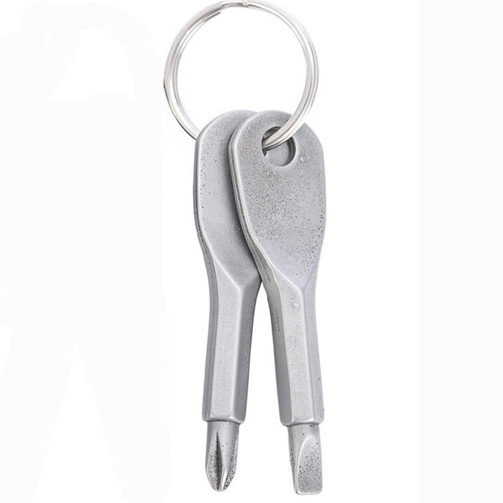 Pedty Edc Screwdriver Set,Keychain Tool,2 Pcs Multifunctional Pocket ...