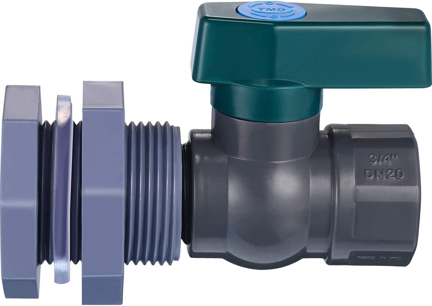 Pedty Faucets On Sale,Pvc Rain Barrel Faucet Kit 3/4 Inch Kit With ...