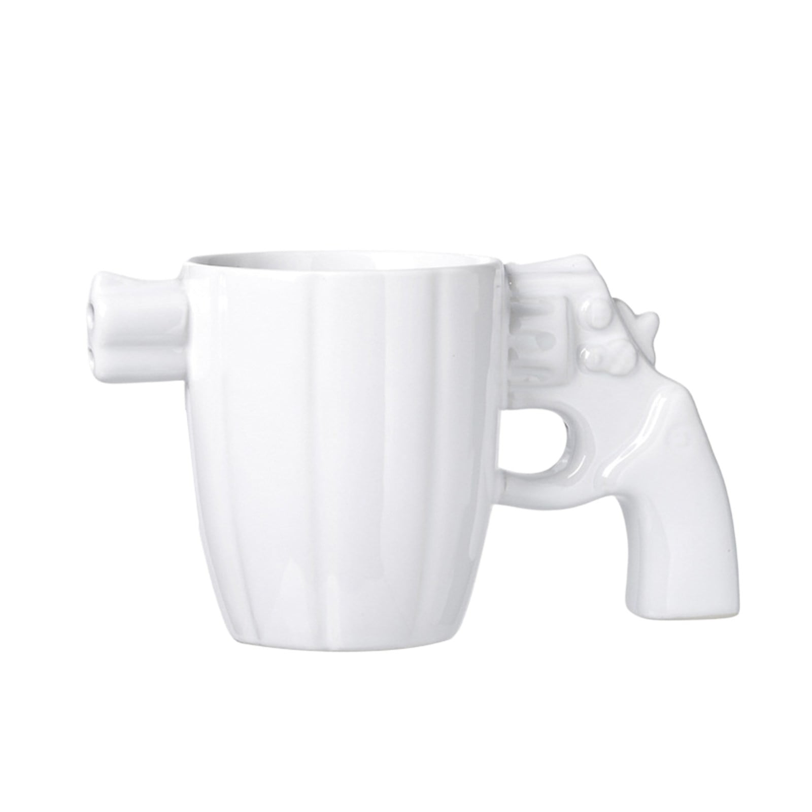 Pedty Glass&Bottle,1*Cup,Revolver Mug Ceramic White,Fashion Ceramic ...
