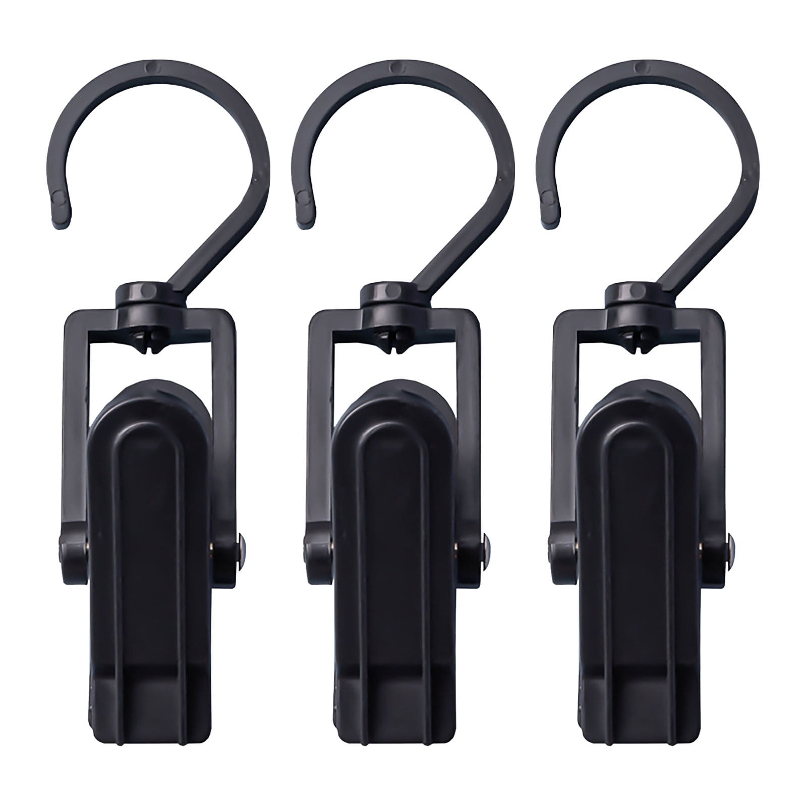 Pedty Hook Clip Curtain Hangers Clips Super Plastic Rotating Laundry ...