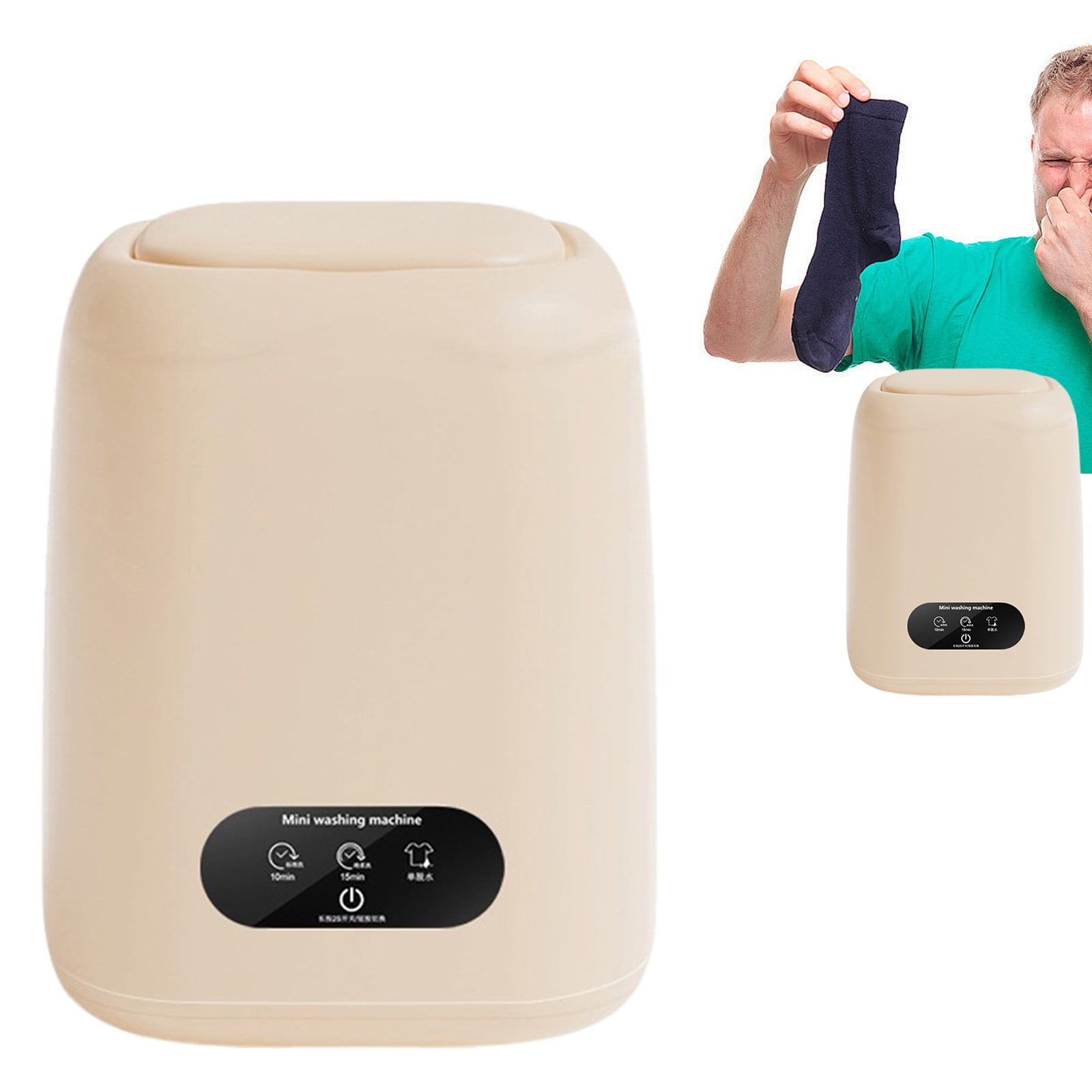 Pedty Portable Washing Machine Rechargeable Cordless Washing Machine ...