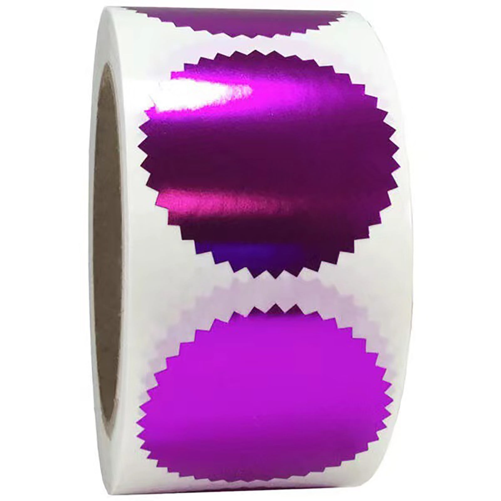 Pedty Printed Sticker 50Mm Gear Sticker Purple,Certificate Award Seals ...