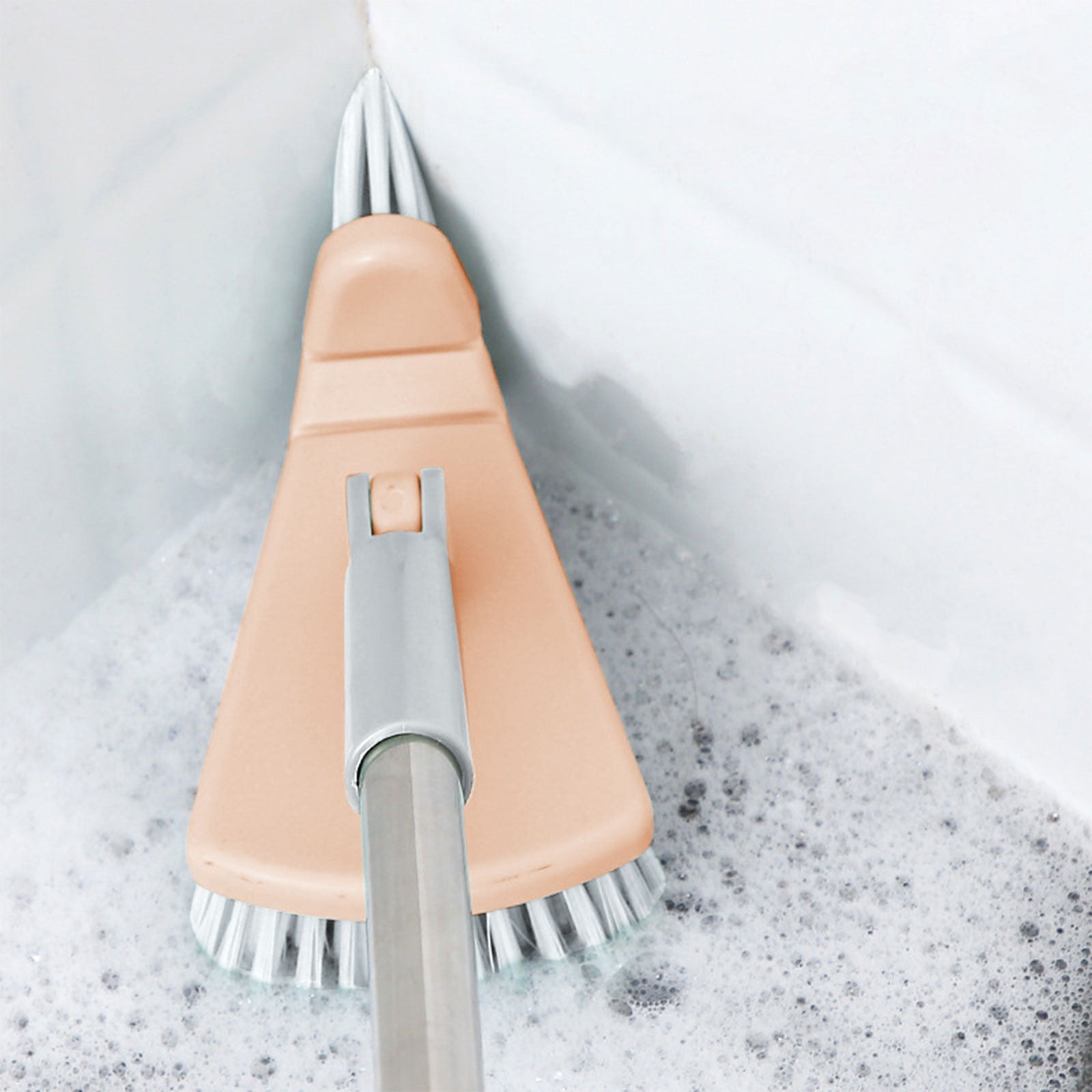 Pedty Shower Cleaning Brush,Long Handle Scrub Cleaning Brush,1Pc ...