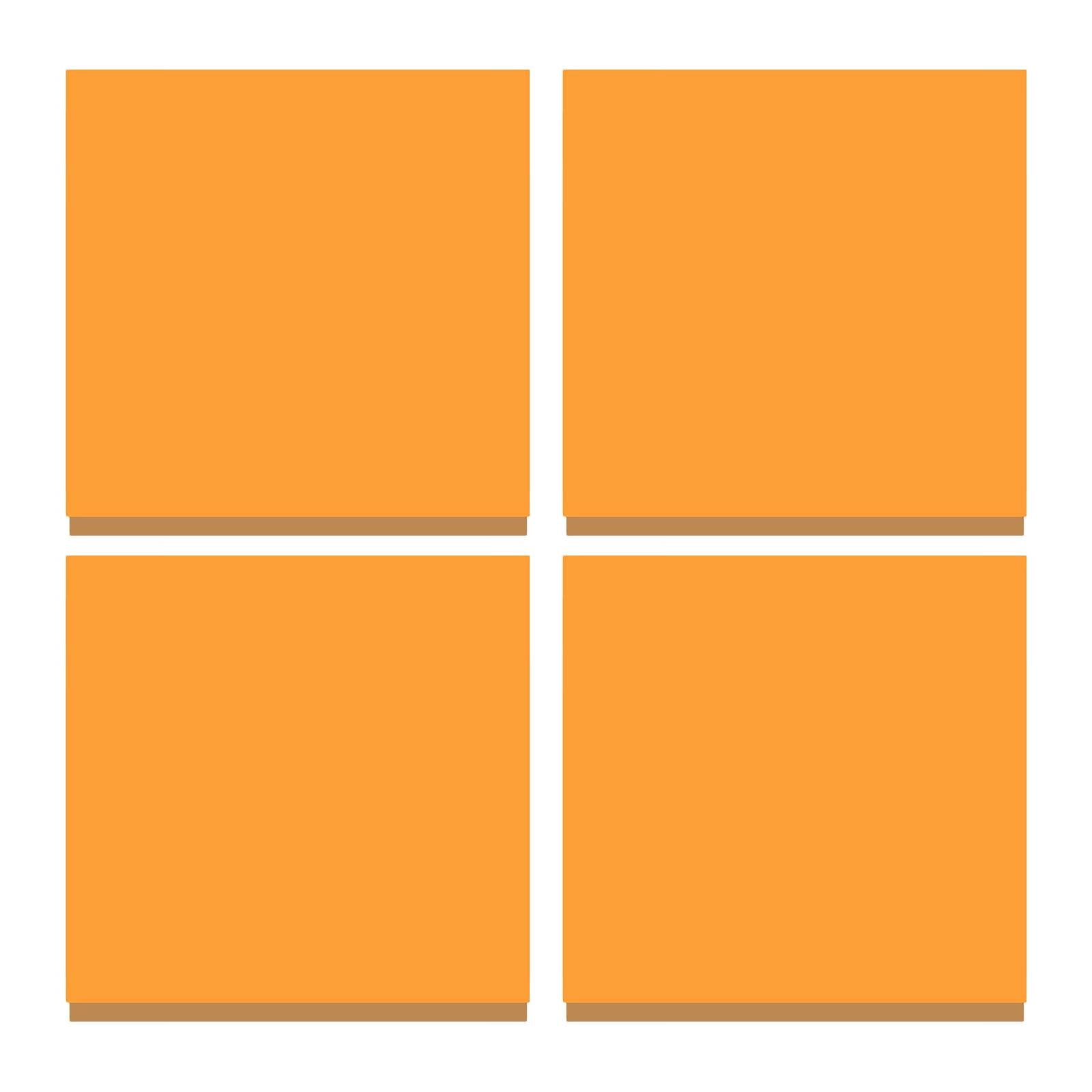 Pedty Super Sticky Notes Orange,Assorted and Sticky Sheets Tearable ...