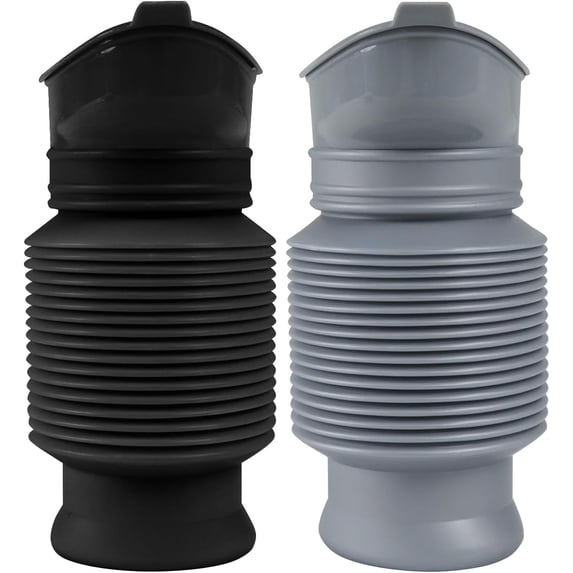 Pee Bottles for Men, Collapsible Urine Bottle 750ML, Portable Urinal ...
