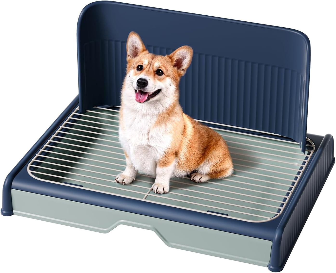 Pee Pad Holder for Puppy Dog,23.62"X18.5" X 2.76" Indoor Potty Tray ...