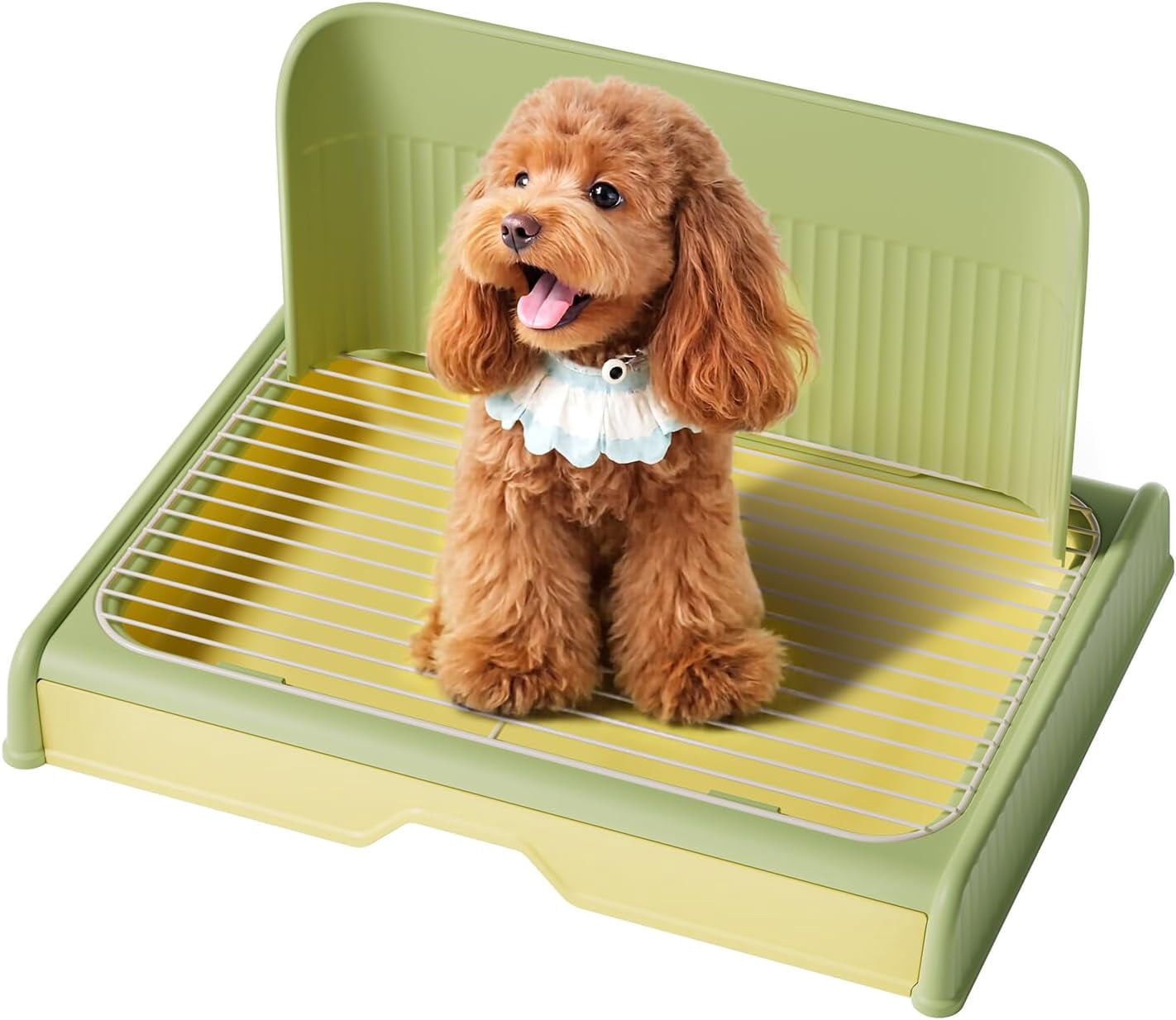 Pee Pad Holder for Puppy Dog,23.62"X18.5" X 2.76" Indoor Potty Tray ...