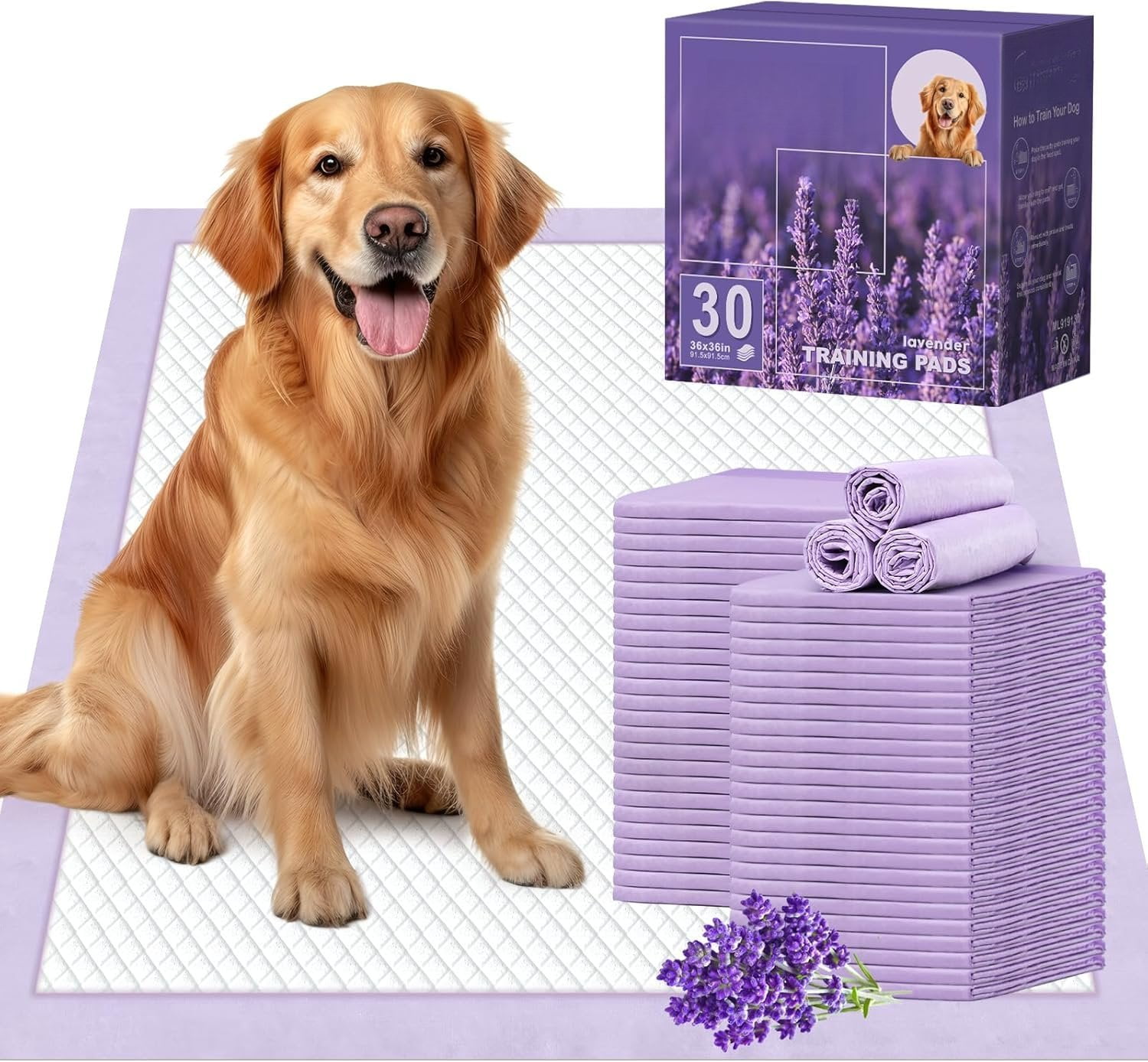 Pee Pads 36x36in, Pee Pads for Dogs, Keeps & Clean, Absorbent Up to 11 ...