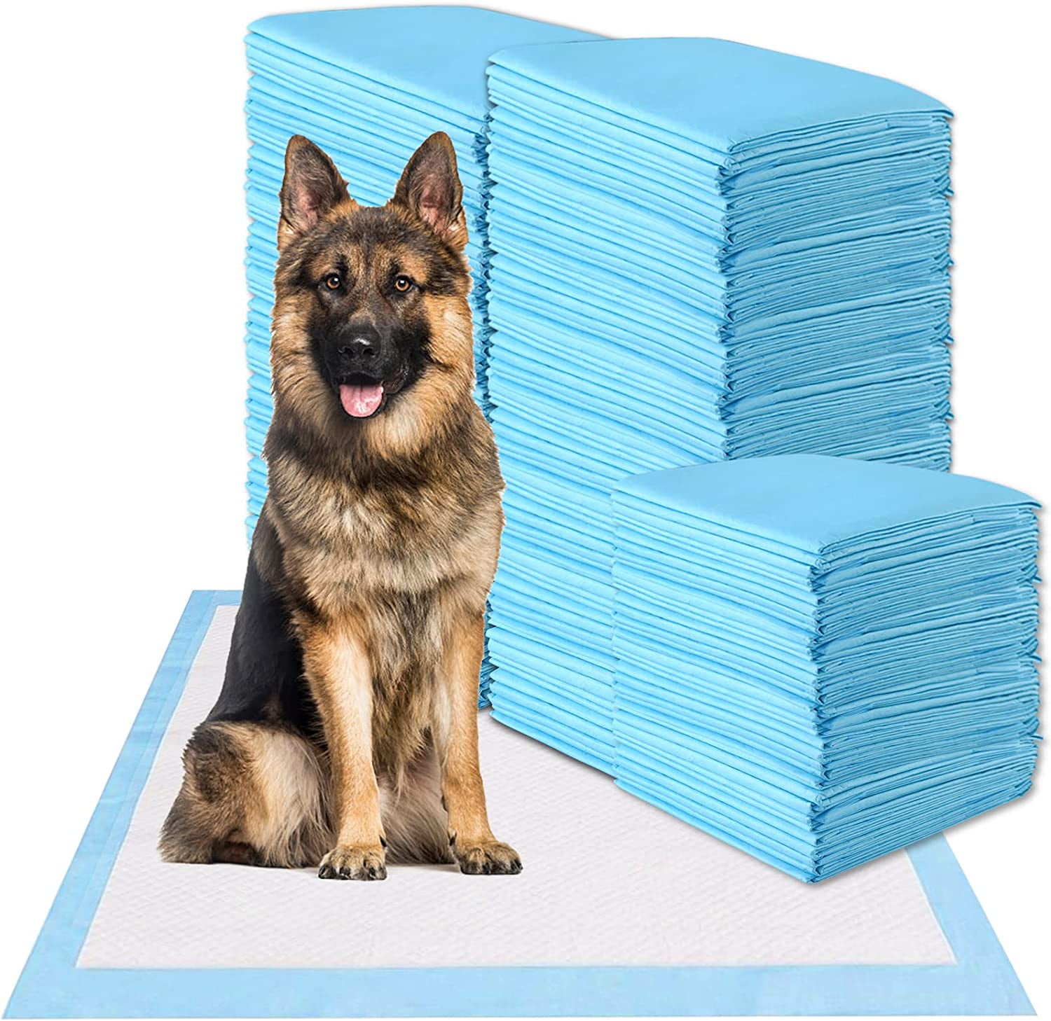 Pee Pads for Dogs, Multi-Sized 5-Layer Leak-Proof Puppy Pads Pet ...
