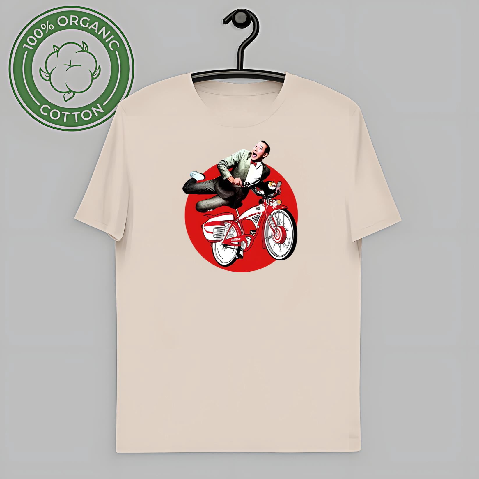 Pee Wee Herman Bicycle Humor Funny Movie TV Show 80s Retro T Shirt Tee ...