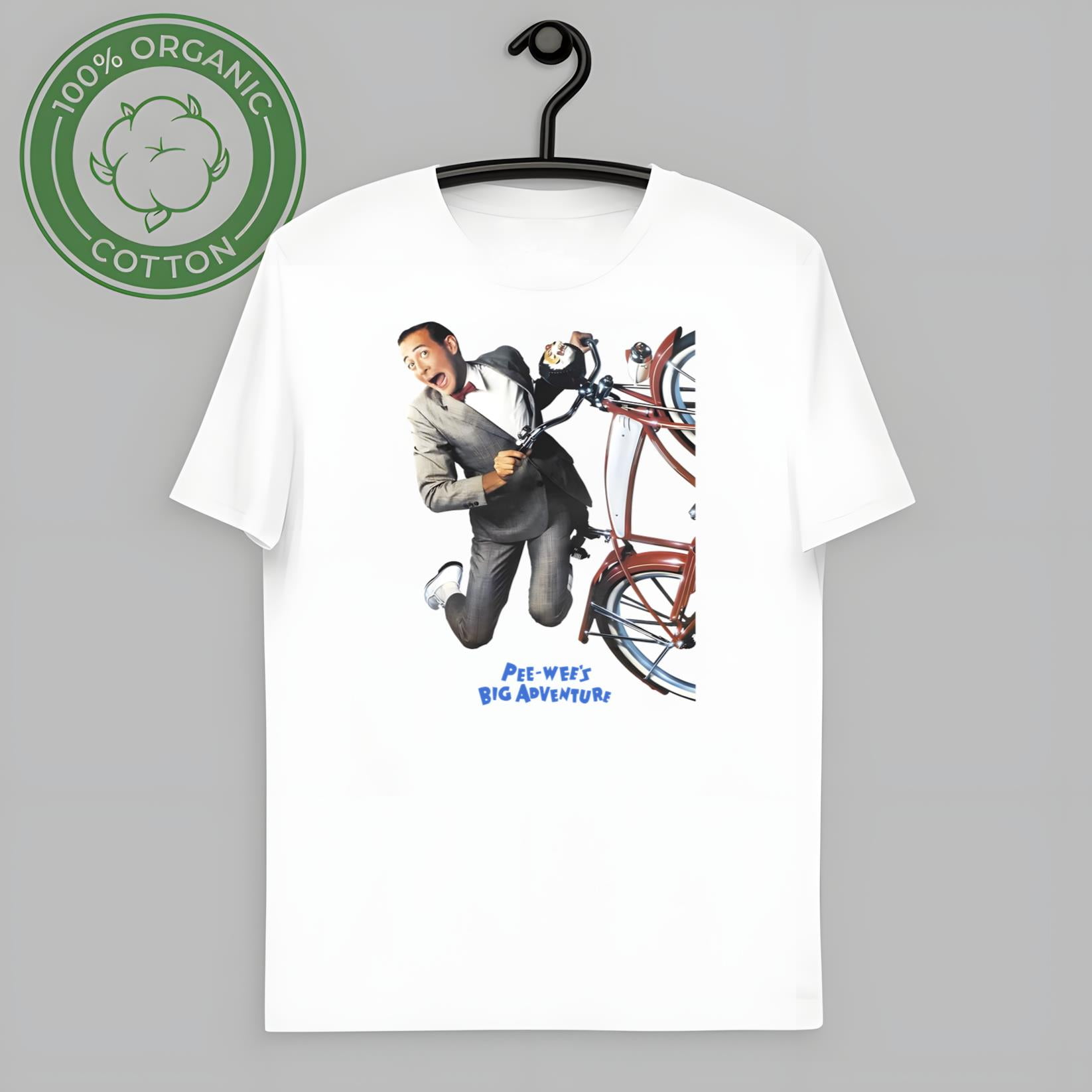 Pee Wee Herman, Big Adventure, Tim Burton, Movie, Comedy, Bike, Alamo, Large Marge T-Shirt ...