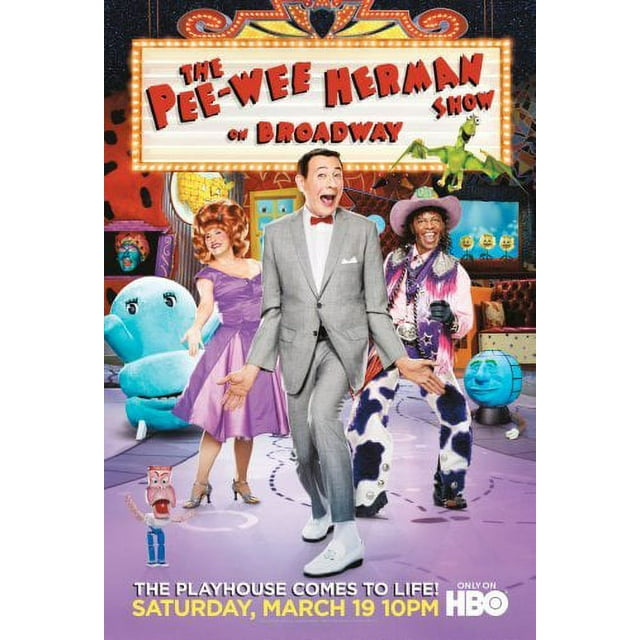 Pee Wee Herman Broadway Poster Metal Sign 8Inx 12In Metal Print 8x12 ...
