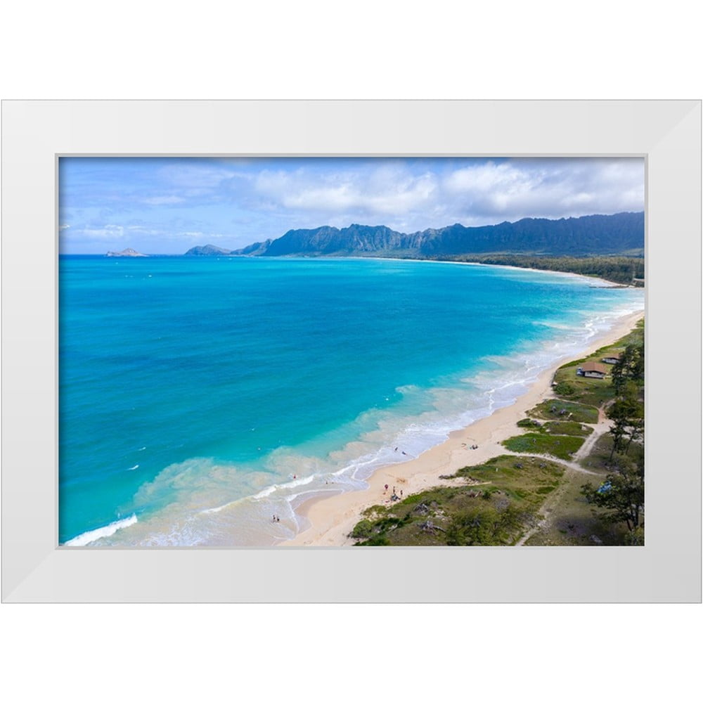 Peebles, Douglas 32x23 White Modern Wood Framed Museum Art Print Titled ...