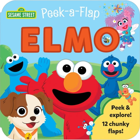 Sesame Street Elmo (Board Book) - Walmart.com