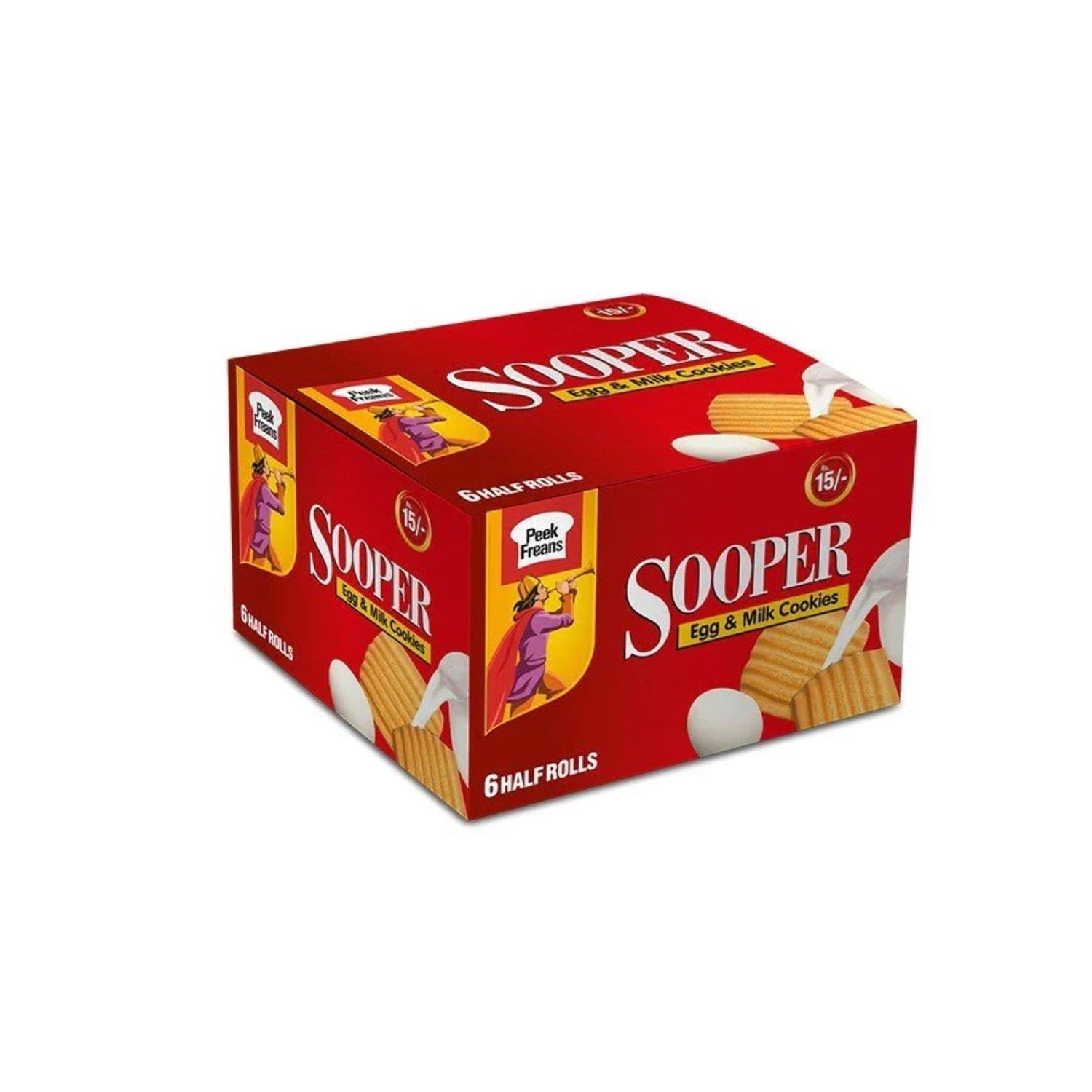 Peek Freans Sooper Biscuits 6 Half Rolls 396g (Pack of 4) - Walmart.com
