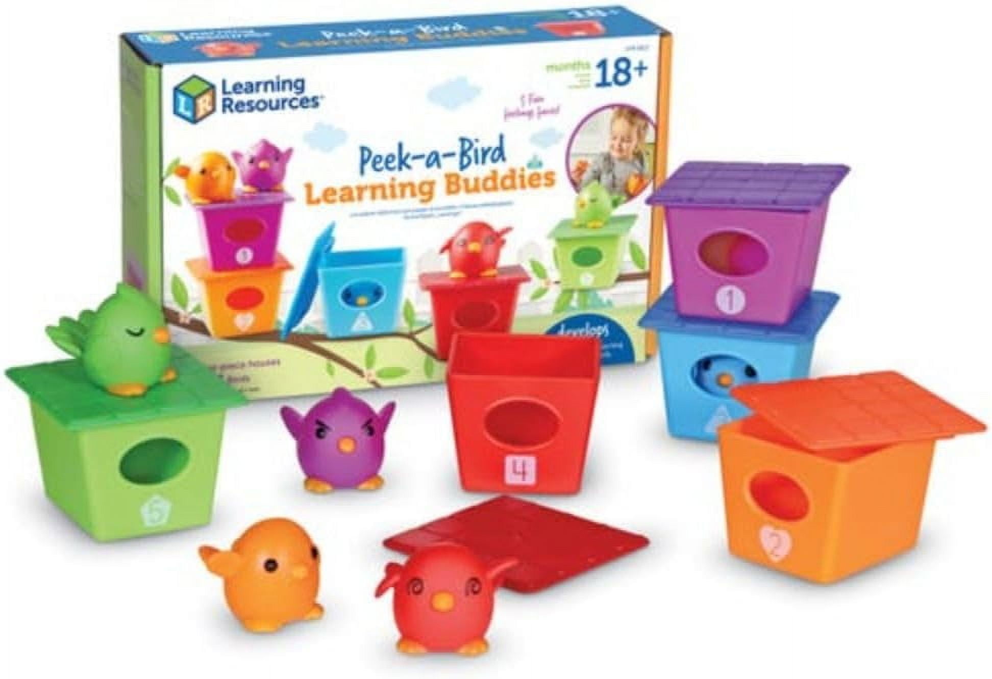Peek-a-Bird Learning Buddies - 15 Pieces, Age 18 Months+ Toddler ...