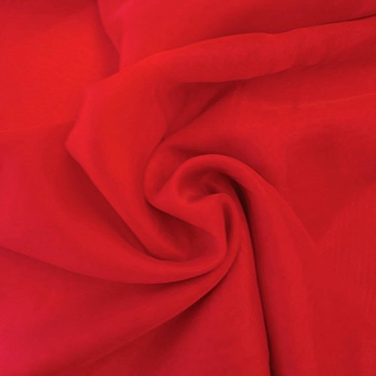 Peekde Red Cotton Fabric Apperal 1 Meter Solid Material For Fashion ...