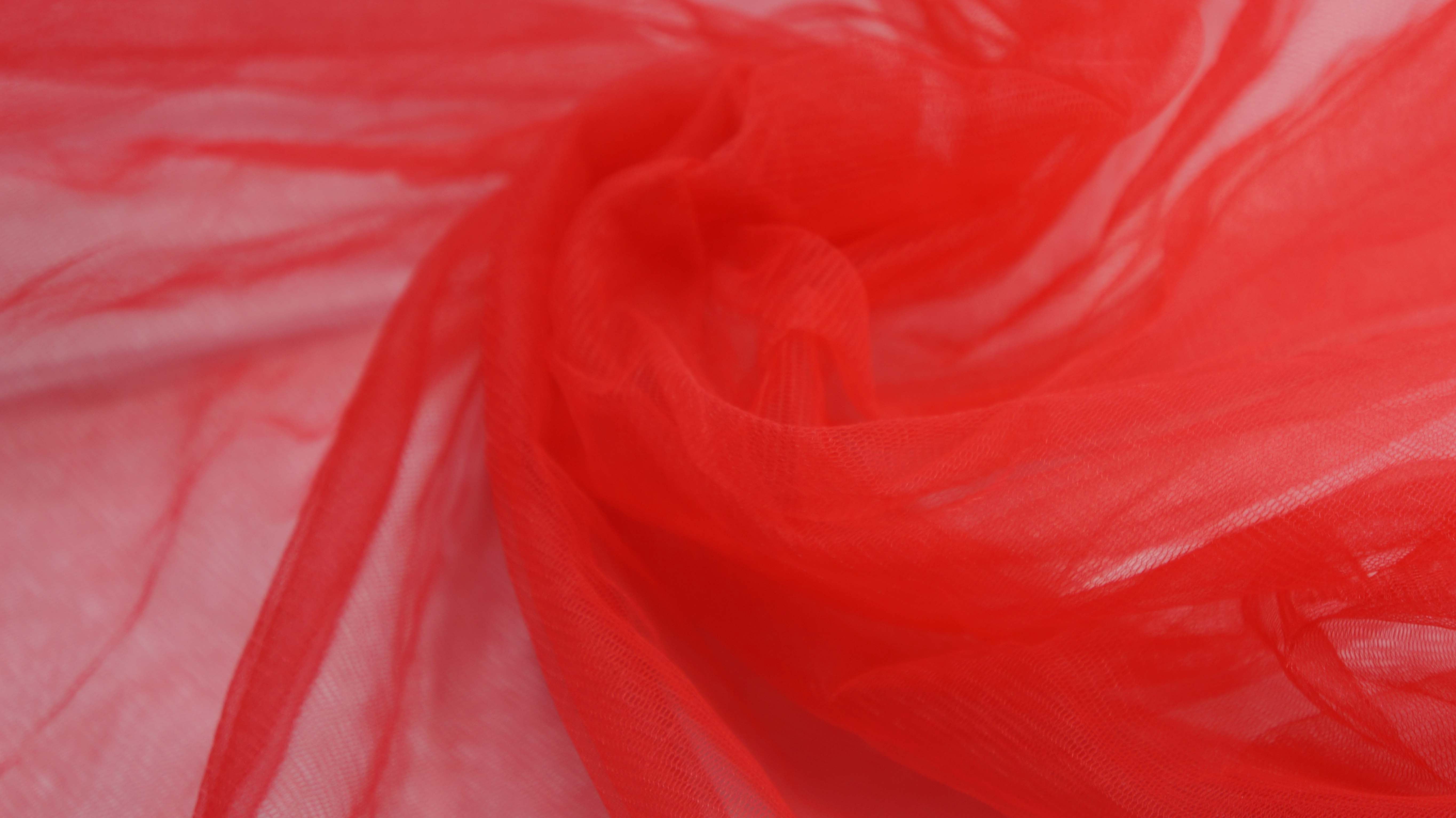 Peekdee 1 Meter Net Fabric Material With Red Color Apparel Fashion ...