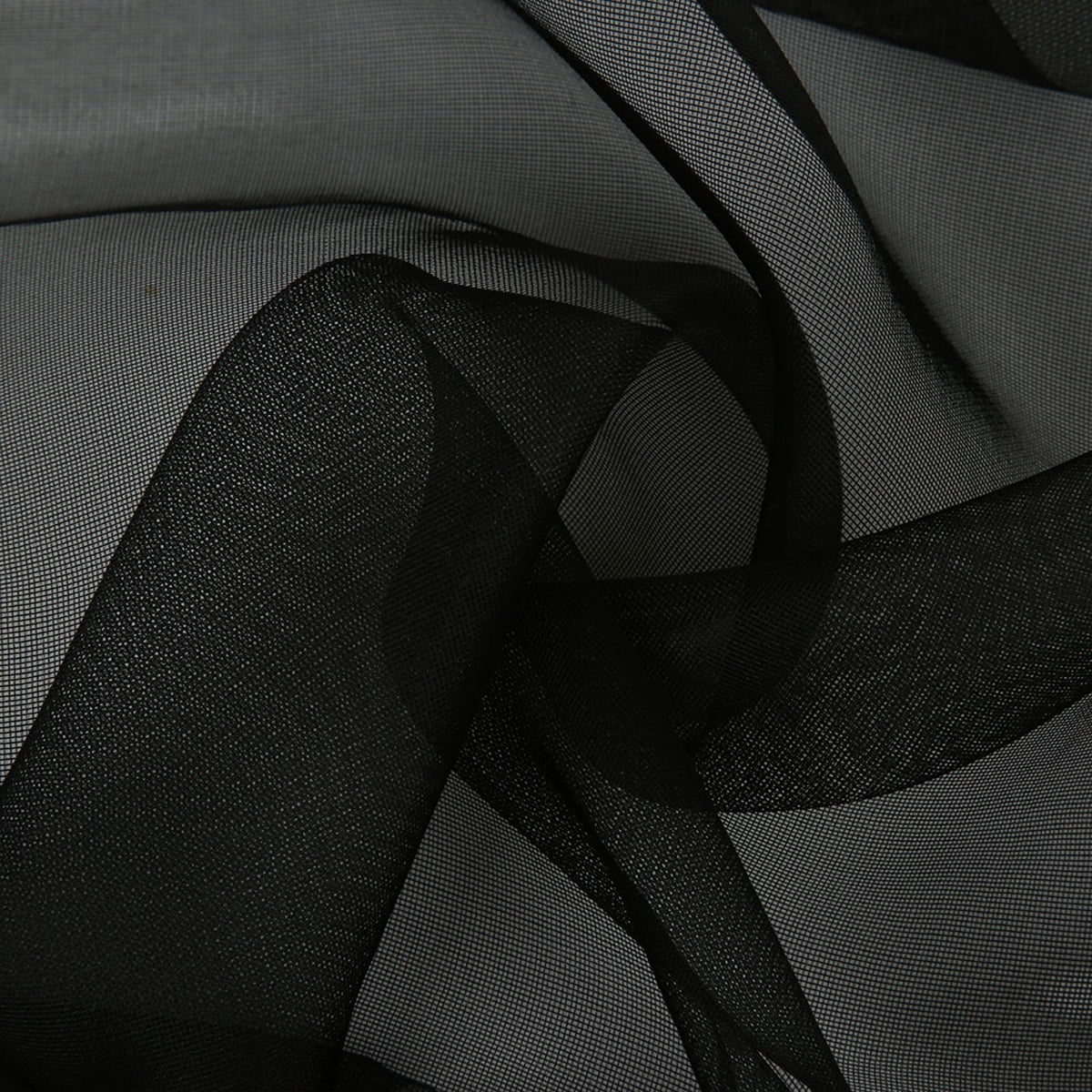 Peekdee 10 Meter Net Fabric Material With Black Color Apparel Fashion ...