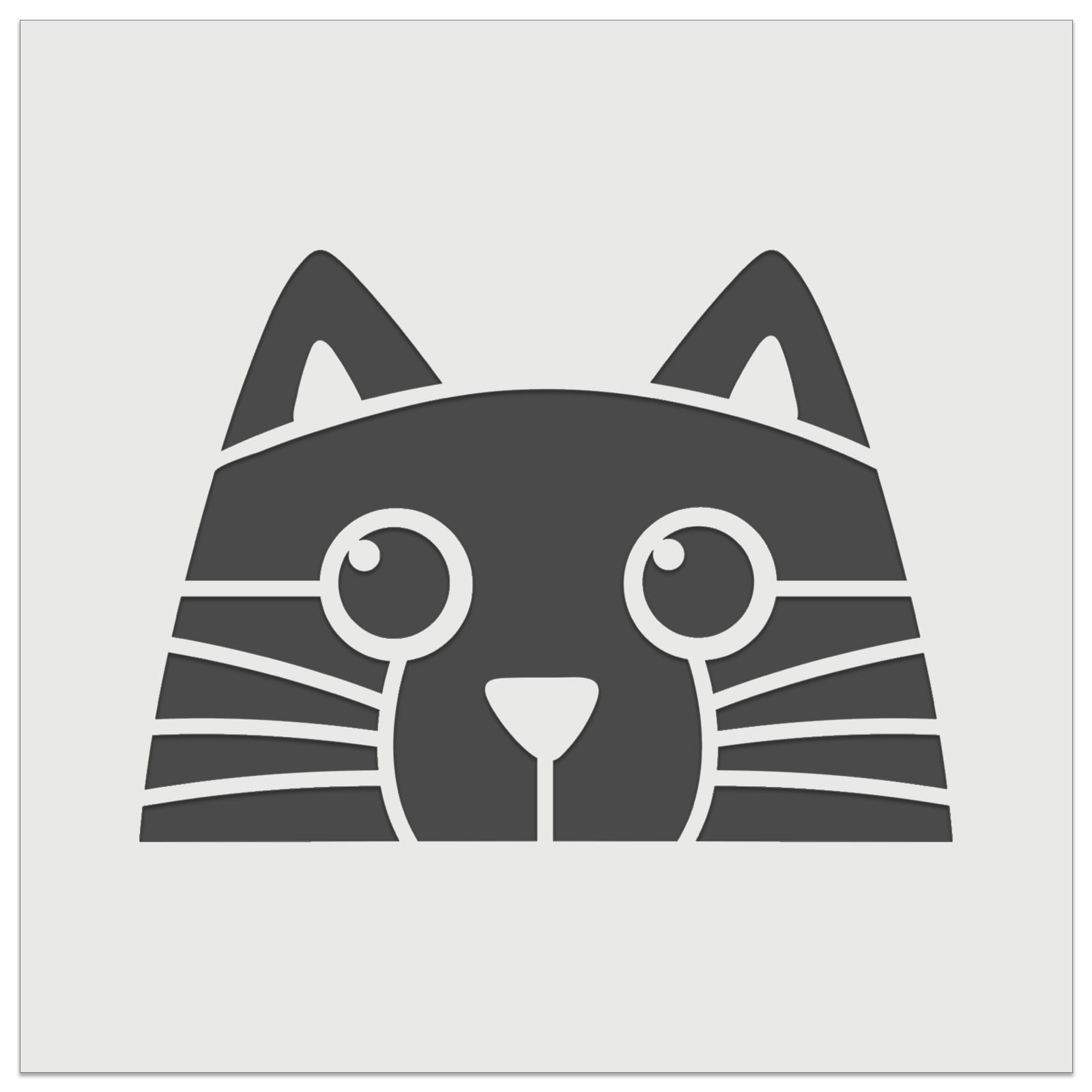 Peeking Black Cat DIY Cookie Wall Craft Stencil - 5.5 Inch - Walmart.com