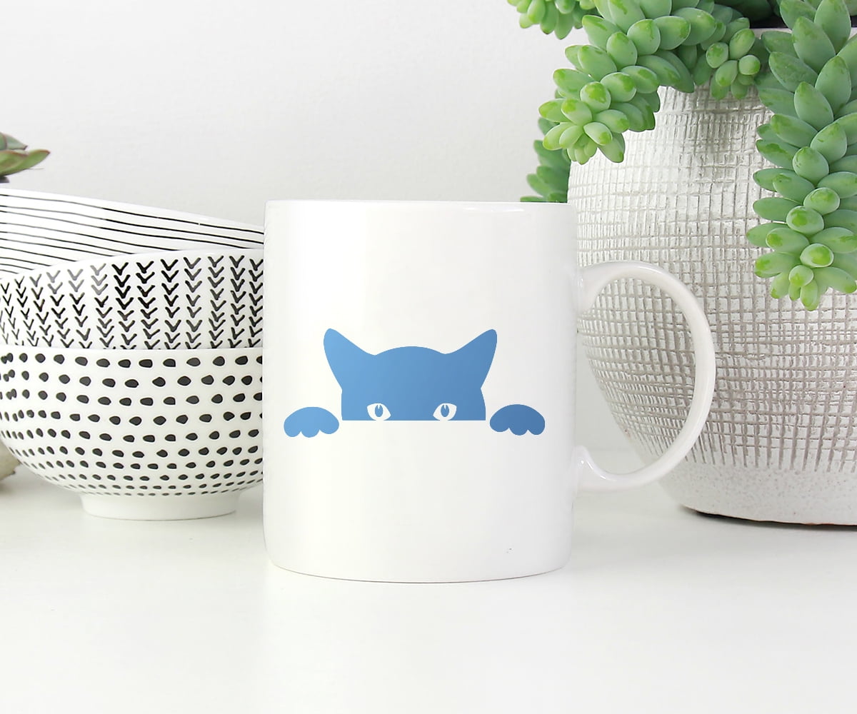 Peeking Cat Stencil - Art and Wall Stencil (21"x63") - Walmart.com