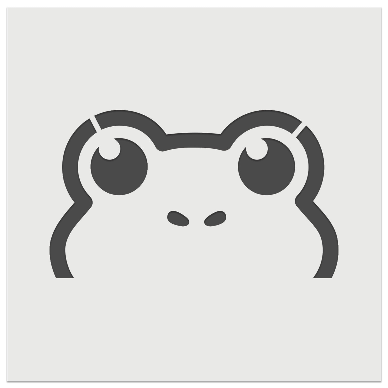 Peeking Frog DIY Cookie Wall Craft Stencil - 5.5 Inch - Walmart.com