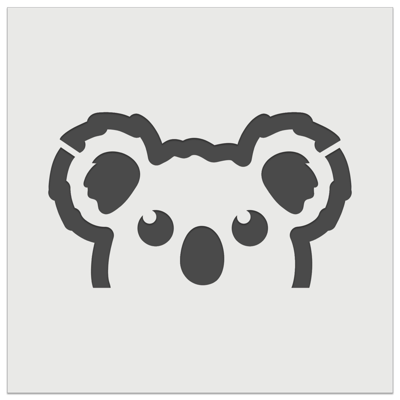 Peeking Koala DIY Cookie Wall Craft Stencil - 3.5 Inch - Walmart.com