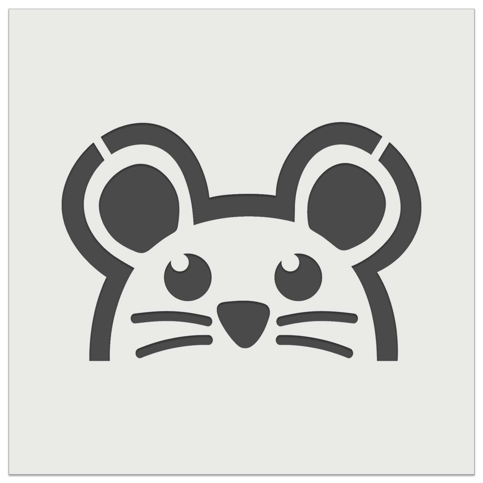 Peeking Mouse DIY Cookie Wall Craft Stencil - 3.5 Inch - Walmart.com