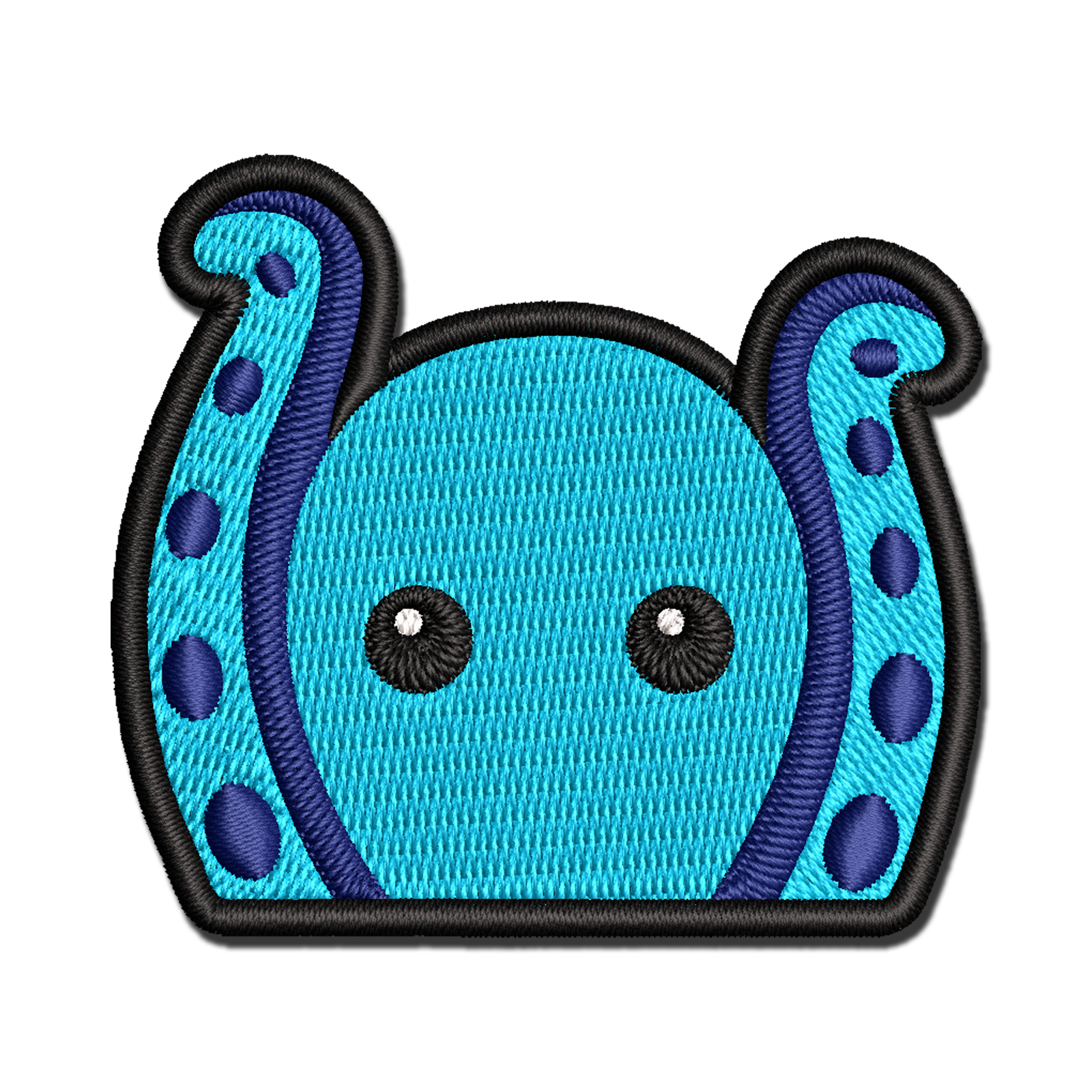 Peeking Octopus Applique Multi-Color Embroidered Iron-On Patch - 2.0 Inch Mini - Walmart.com