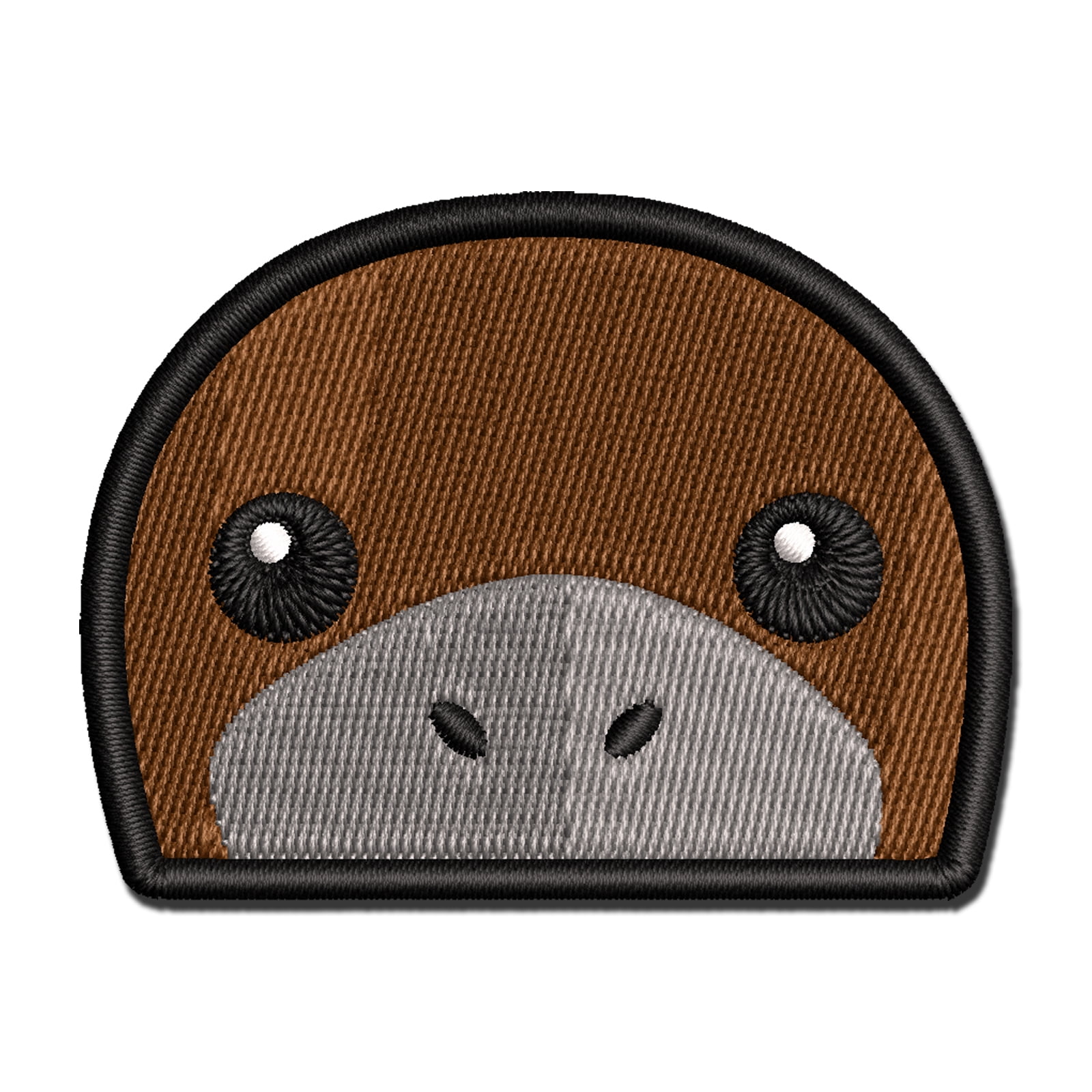 Peeking Platypus Applique Multi-Color Embroidered Hook & Loop Patch - 3.5 Inch Large - Walmart.com