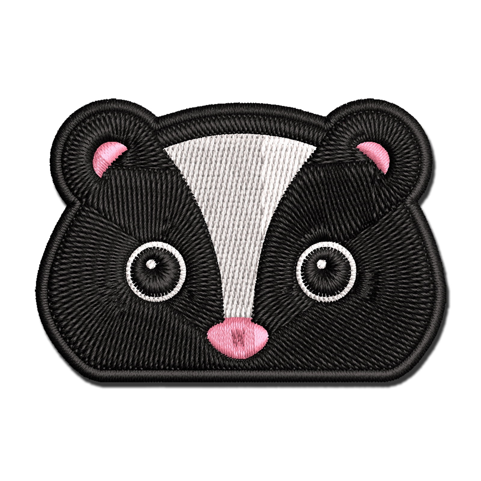 Peeking Skunk Applique Multi-Color Embroidered Hook & Loop Patch - 2.0 Inch Mini - Walmart.com