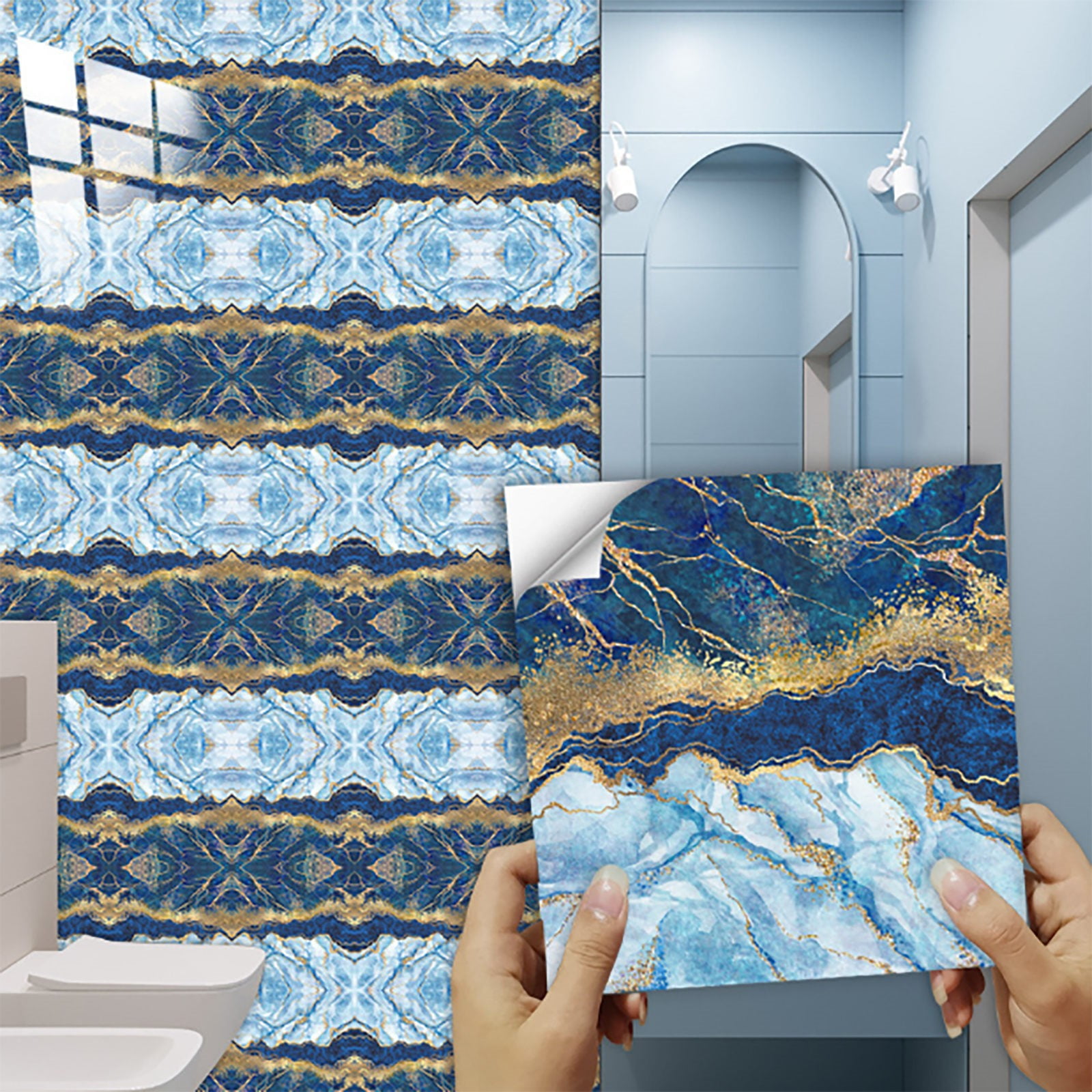 Peel And Stick Kitchen Backsplash Self Adhesive Waterproof Tile ...