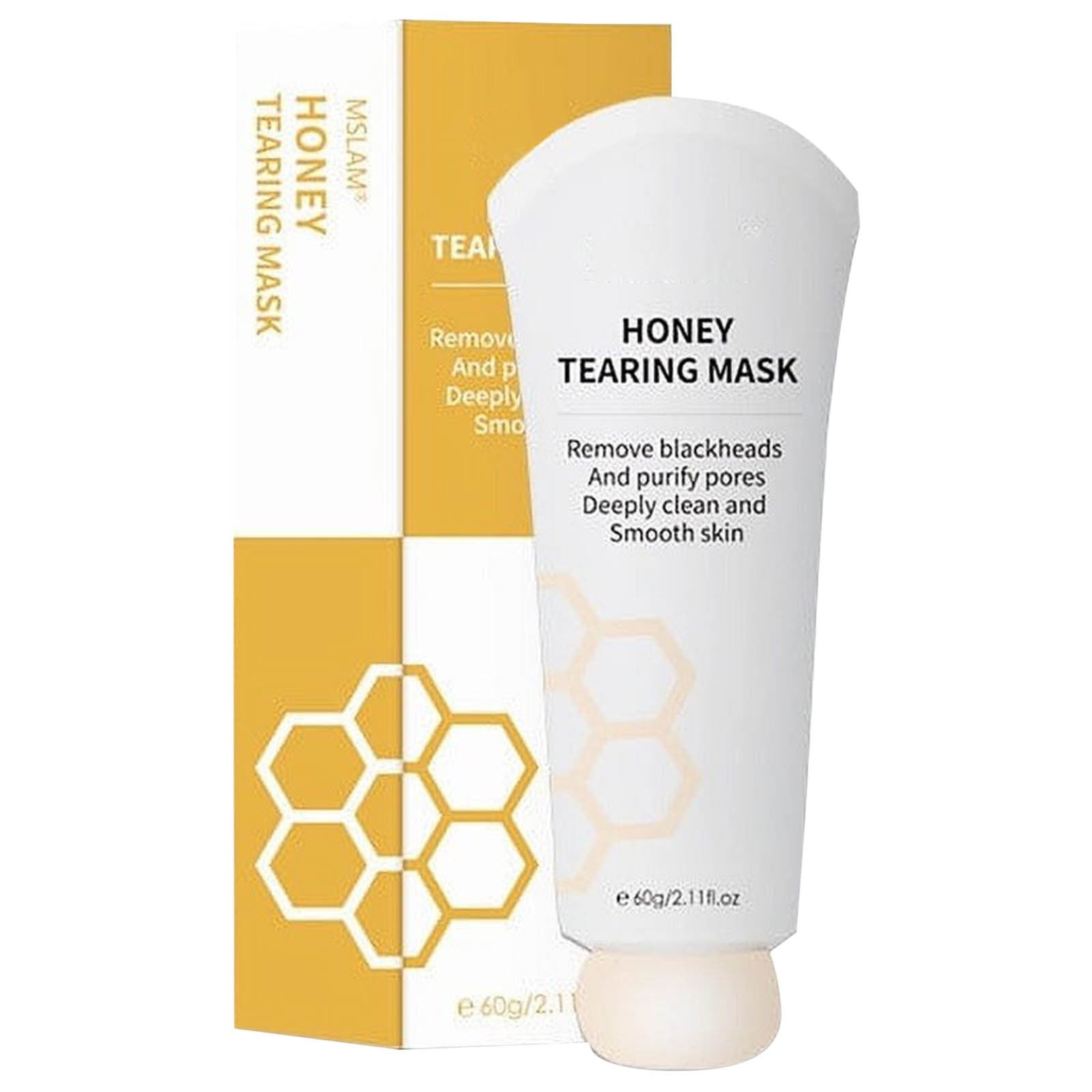 Peel Off Face Mask,Blackhead Remover,Honey Tearing Mask Peel Mask Dead ...