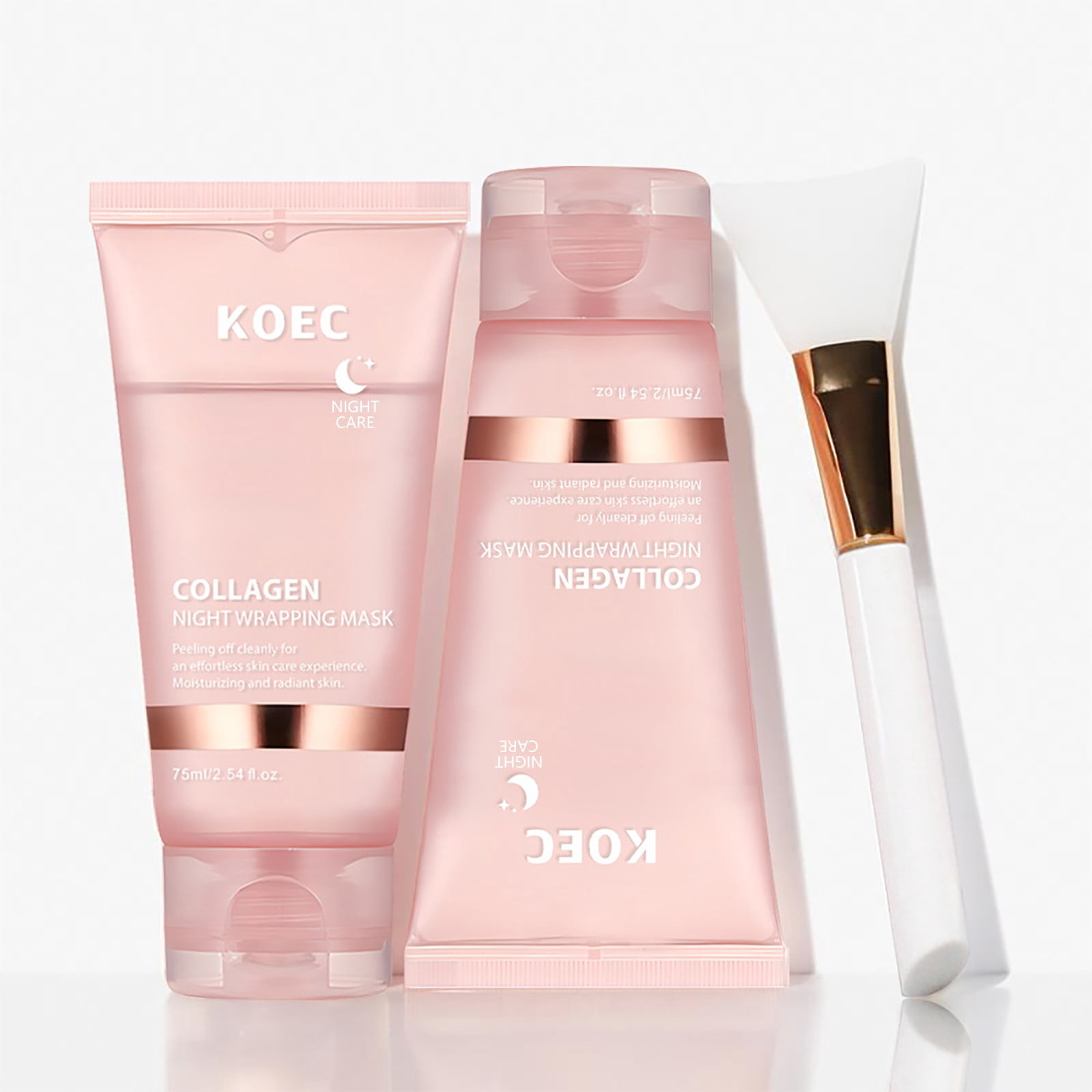 Peel Off Face Mask - Collagen Overnight Wrapping Mask Peel Off Collagen ...