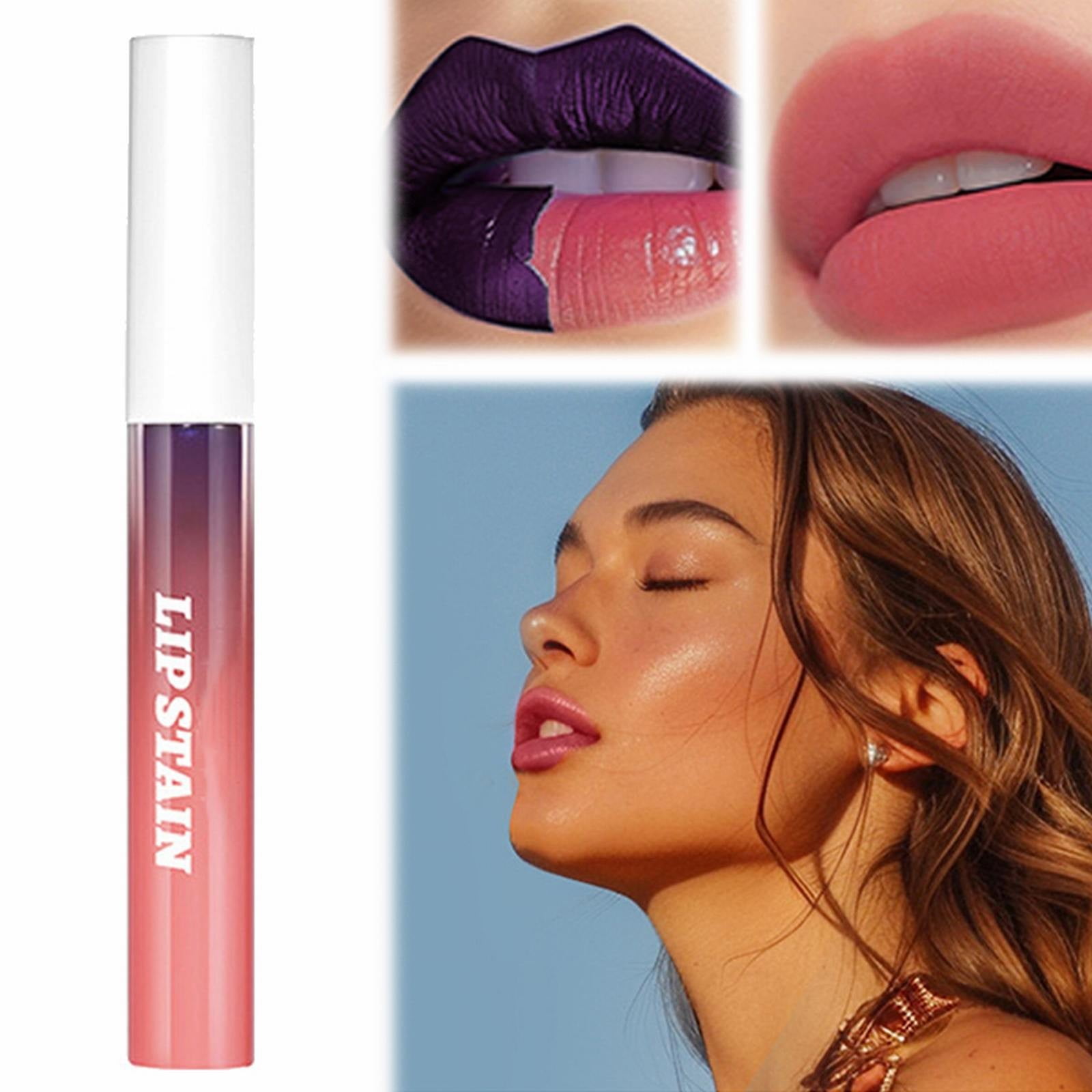 Peel Off Lip Stain Set, 3 Matte Lip Tints with Long Lasting Color ...