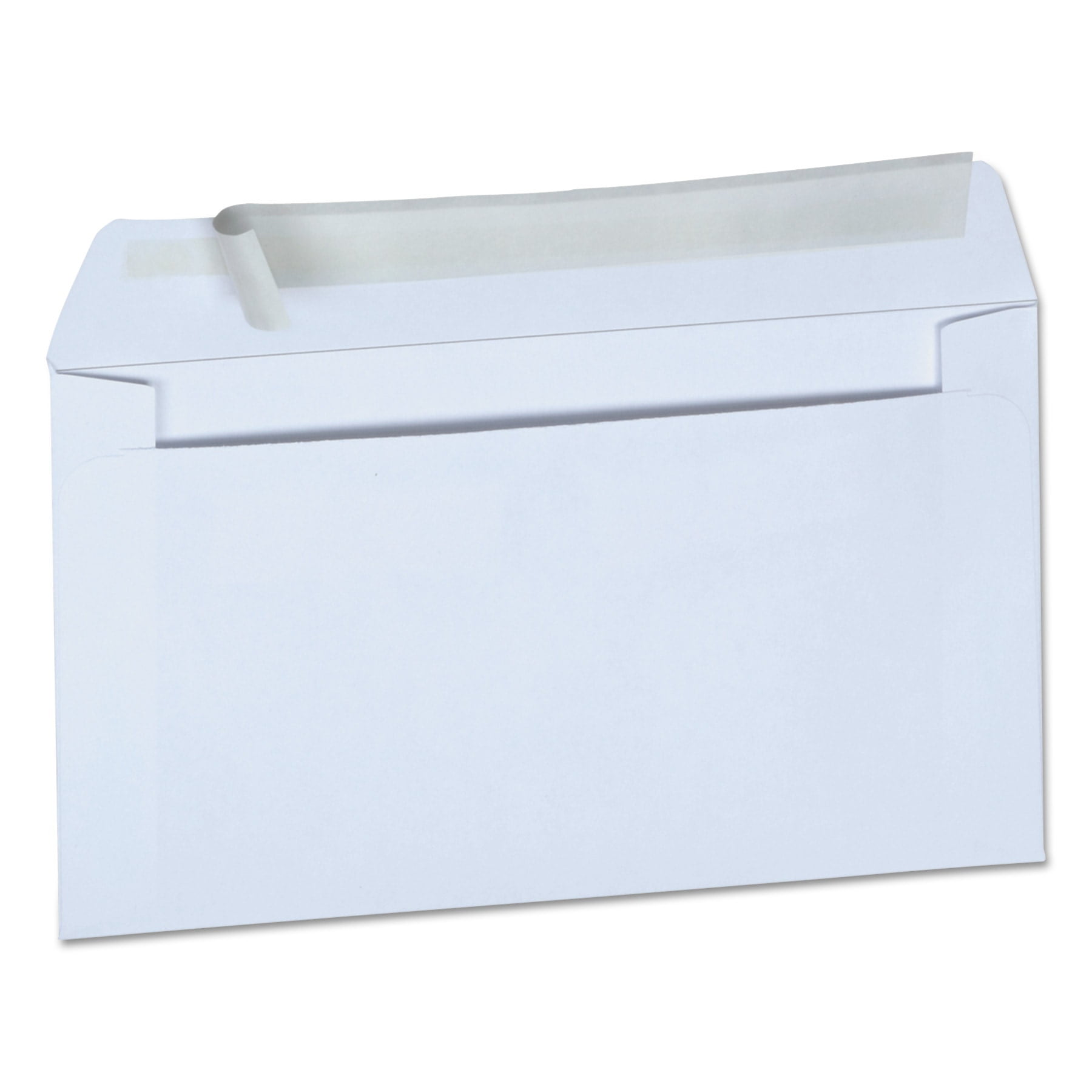 Peel Seal Strip Business Envelope, #6 3/4, Square Flap, Self-Adhesive ...
