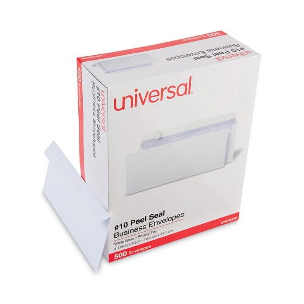Walmart #10 Letter Size Peel Seal Strip Security Tint Business ...