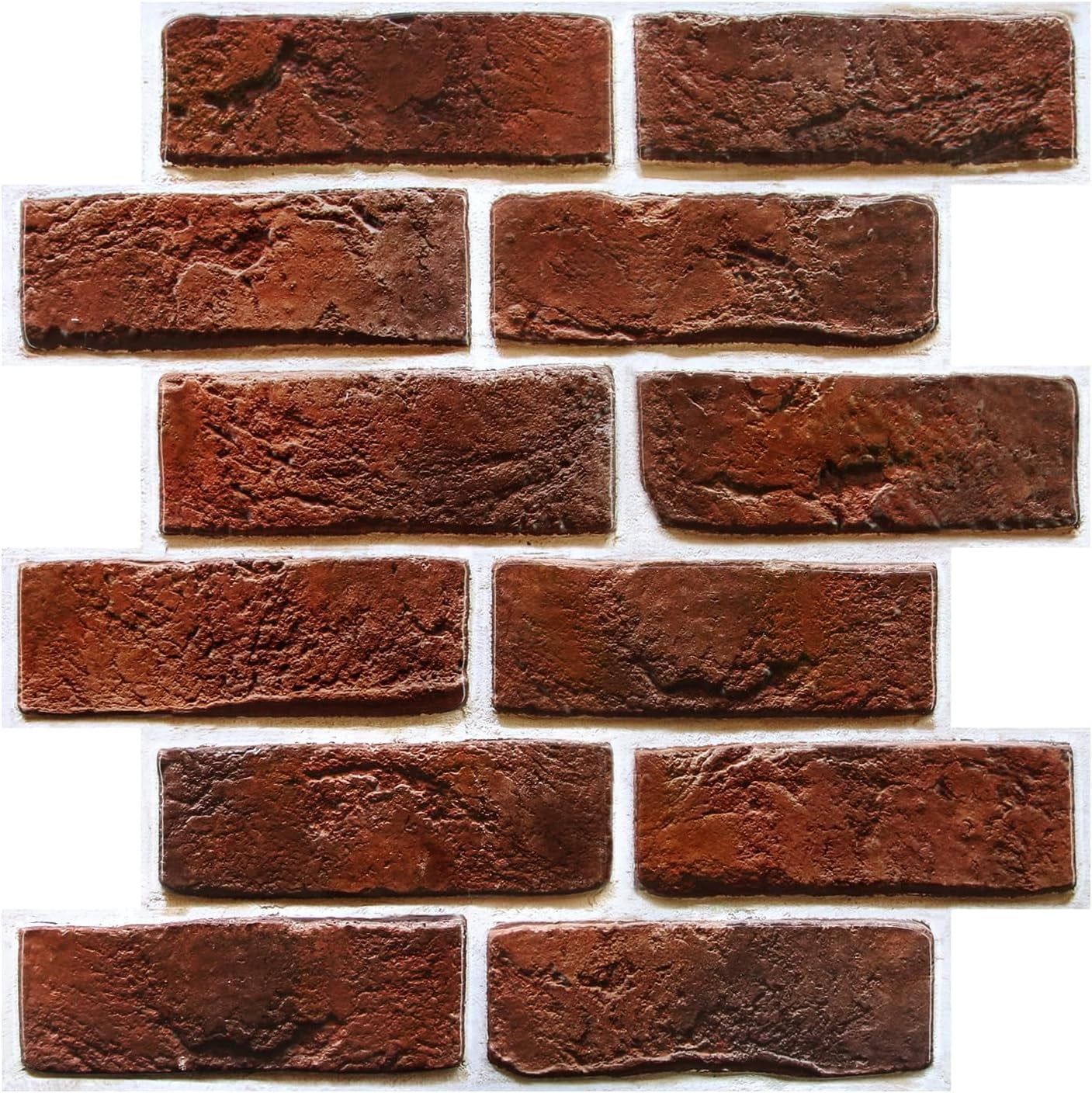 Peel and Stick Brick Backsplash - 10 pcs 11.8”x 11.8”Small Size PVC ...