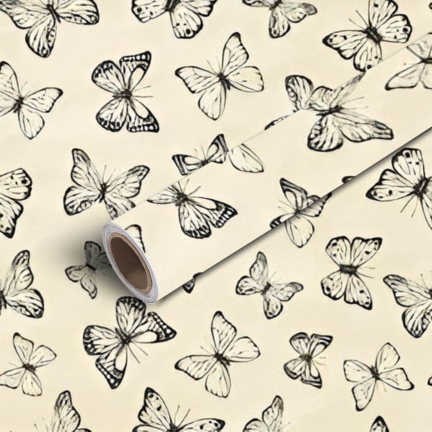 Peel and Stick Canvas Wallpaper Art Wall Mural Set hand drawn ...