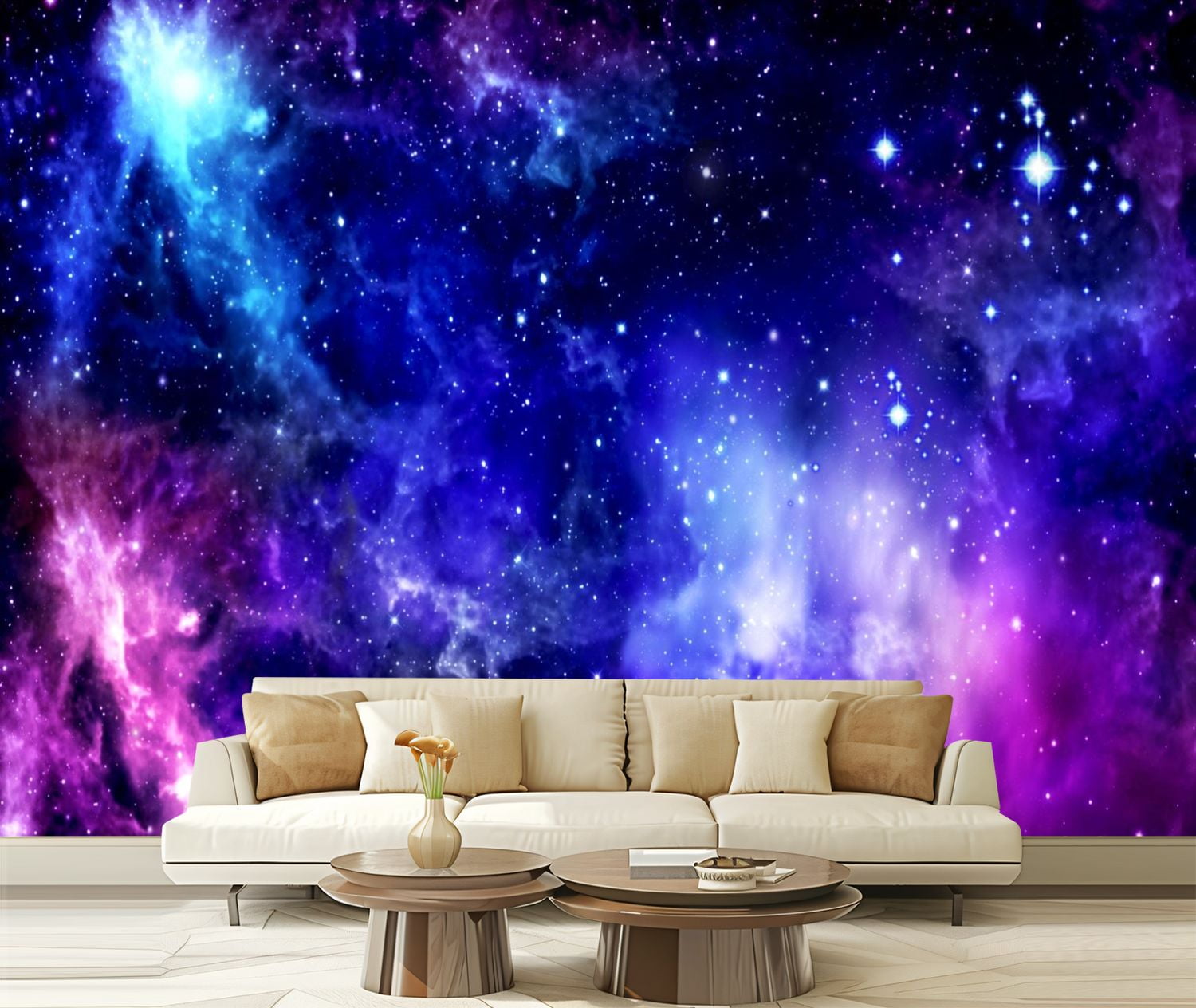 Peel and Stick Canvas Wallpaper Outer space universe nebula star ...