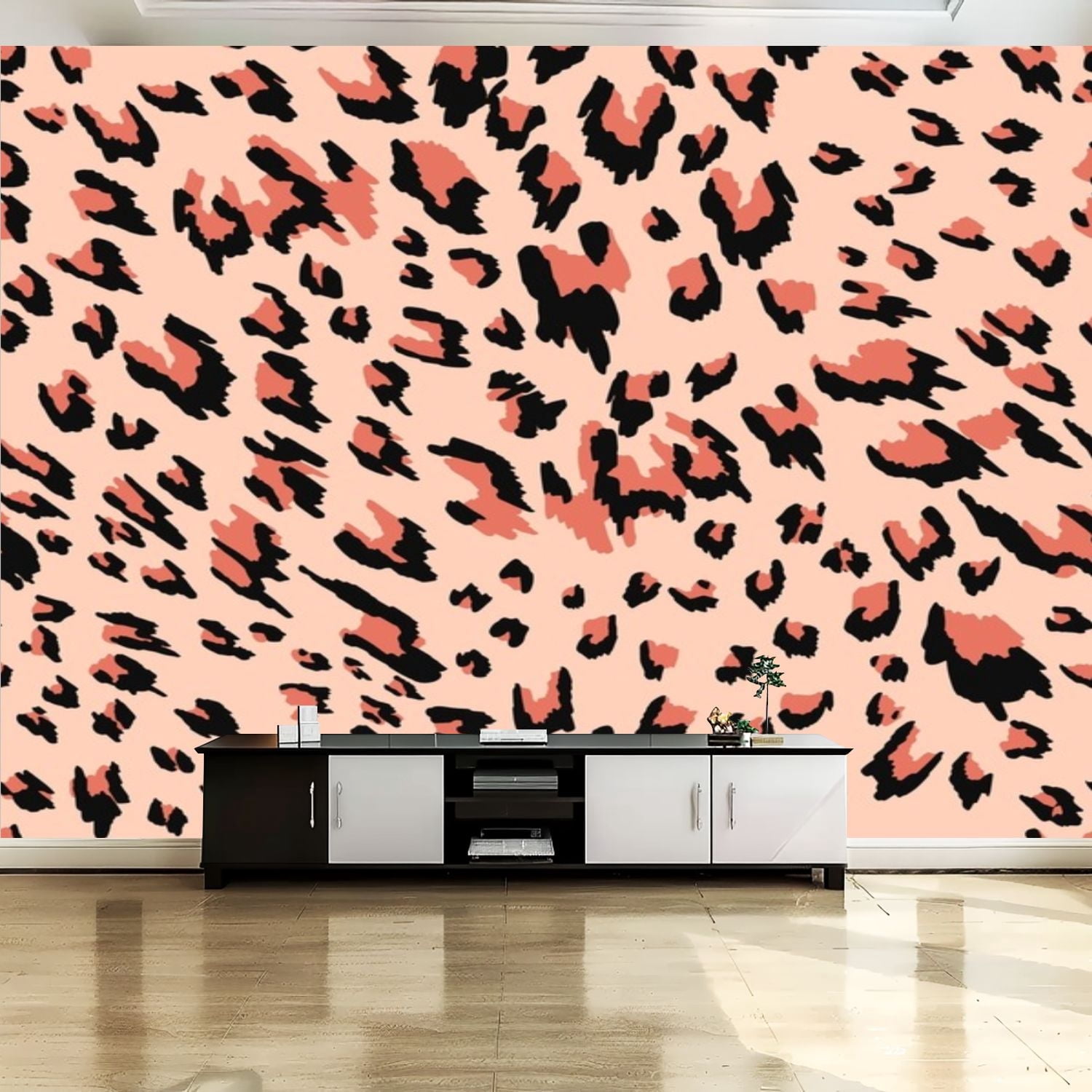 Peel and Stick Canvas Wallpaper Wall Mural Abstract Seamless Endless ...